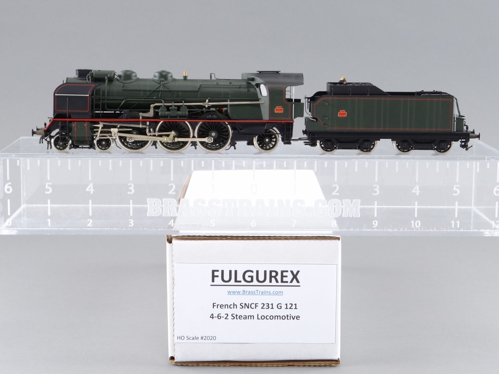 HO European Brass Train - Fulgurex TOBY 2020 French SNCF 231 G 121 4-6 ...