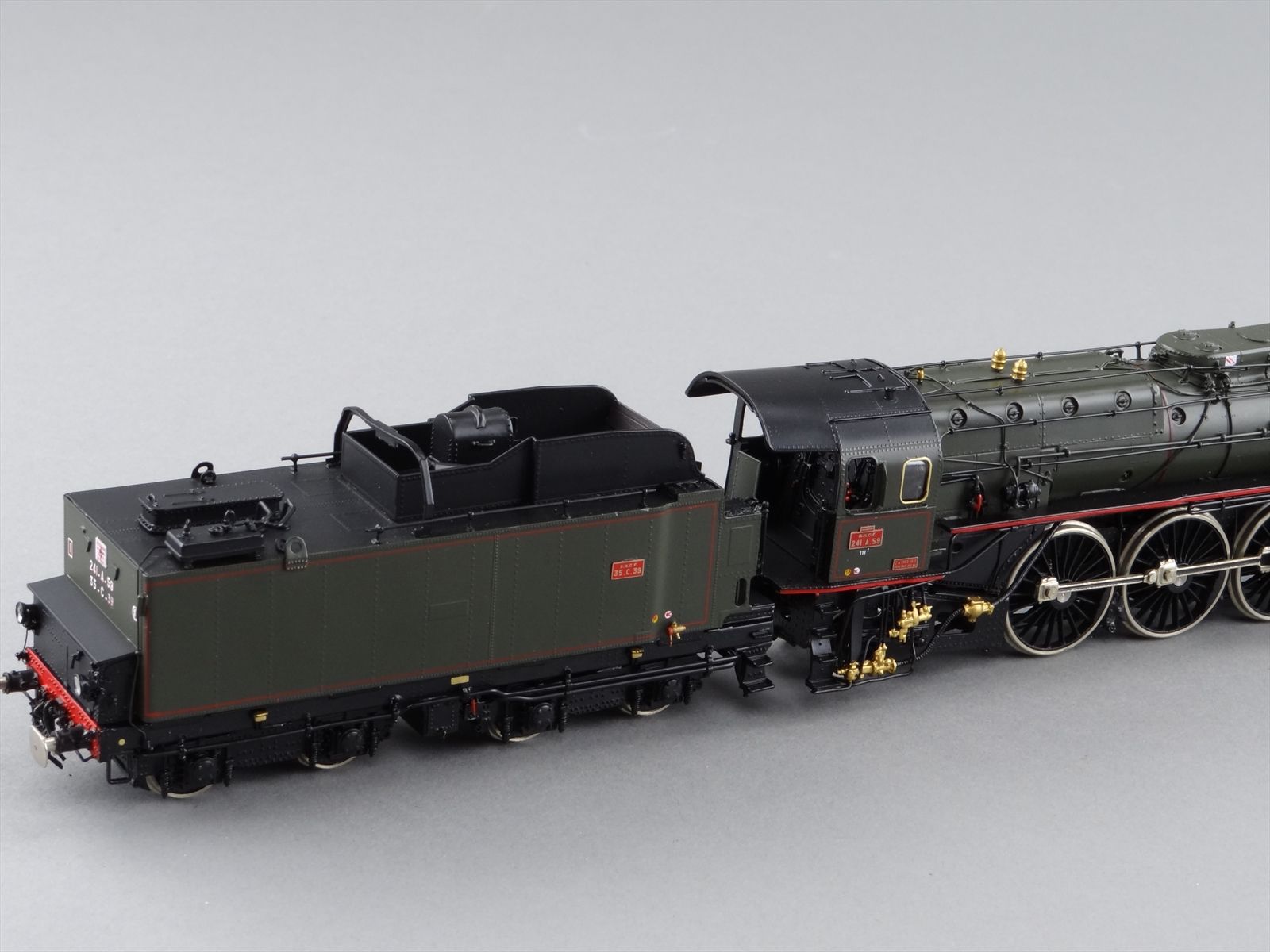 HO European Brass Train - Lemaco Presitige Models 045 French SNCF 241 A ...