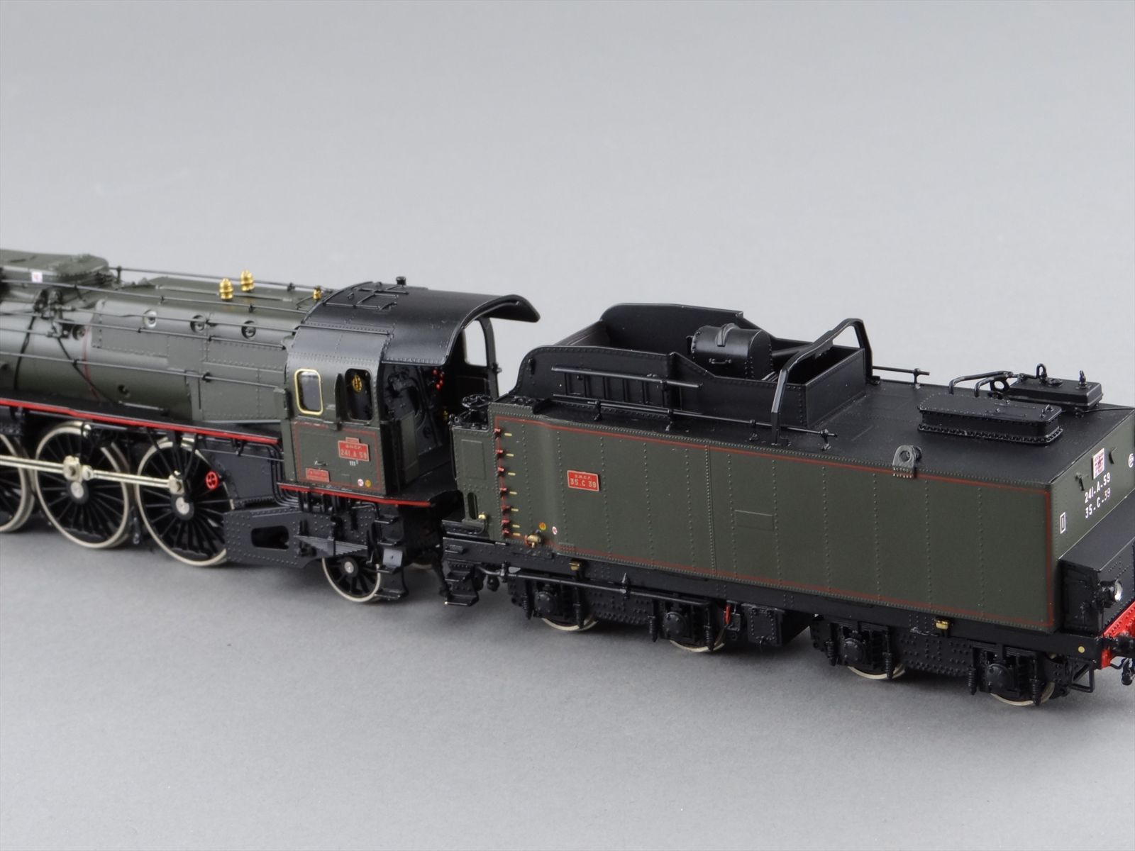 HO European Brass Train - Lemaco Presitige Models 045 French SNCF 241 A ...