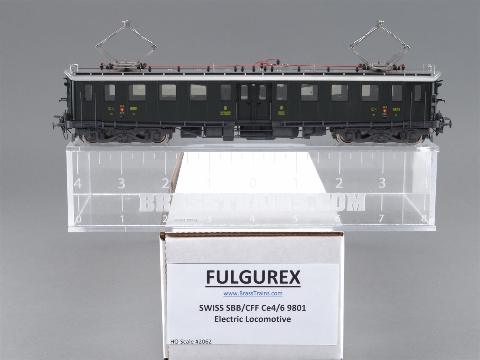 HO European Brass Train - Fulgurex 2062 Swiss SBB CFF Ce 4/6 #9801 ...