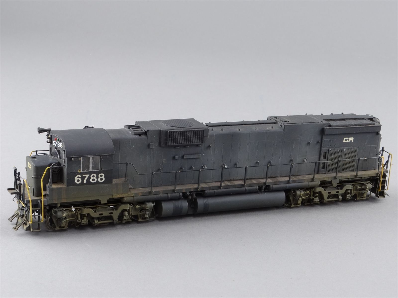 HO Brass Model Train - OMI 6164 Overland Conrail C636 Diesel #6788 ...