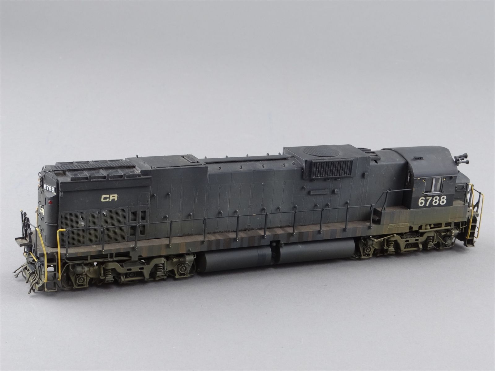 HO Brass Model Train - OMI 6164 Overland Conrail C636 Diesel #6788 ...