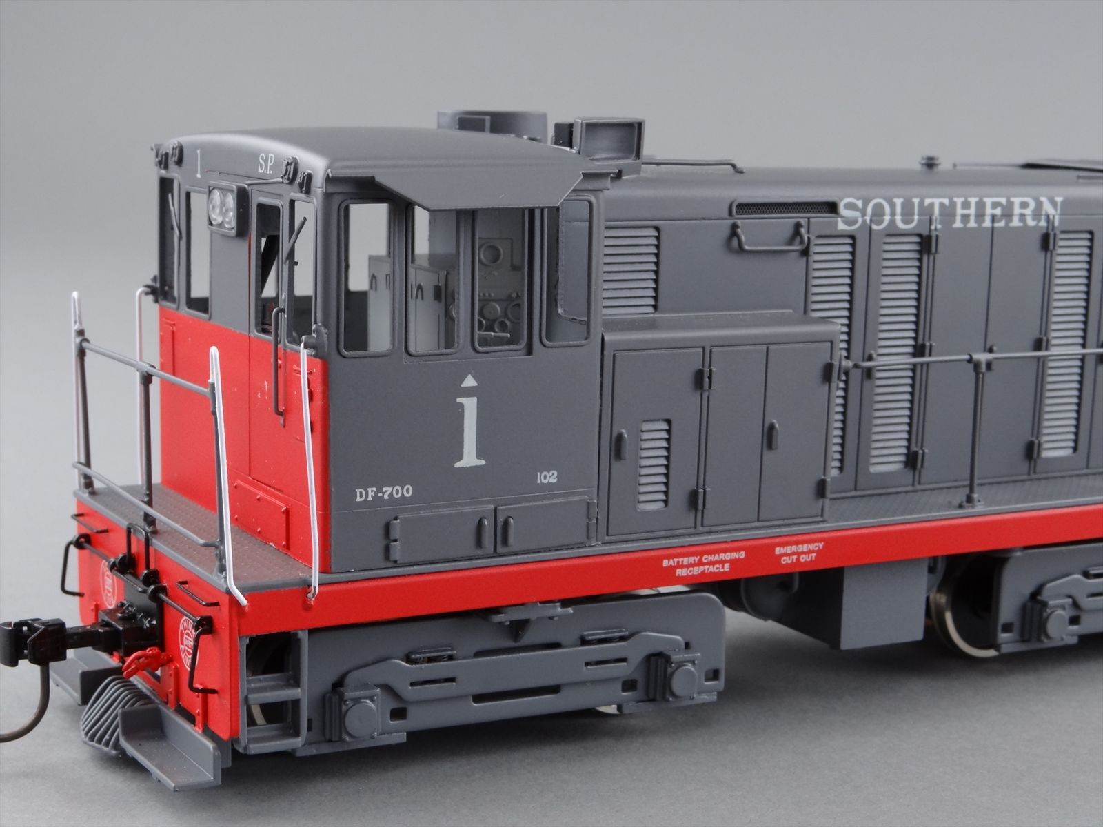 On3 Scale Brass Rich Yoder RYM SP Southern Pacific GE 50 Ton Scarlet #1 ...