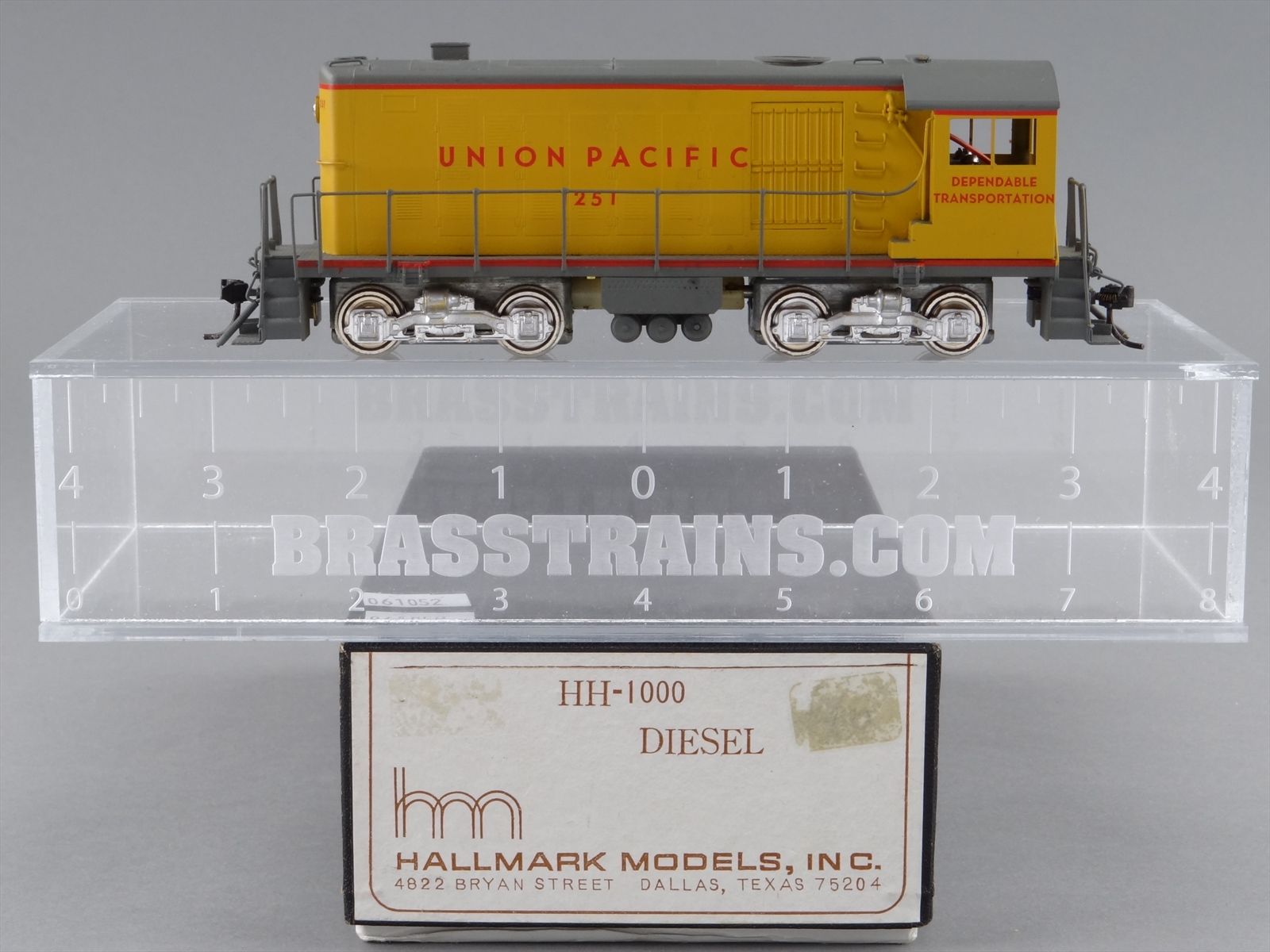 HO Brass Model Train - Hallmark UP Union Pacific HH-1000 Diesel #1251
