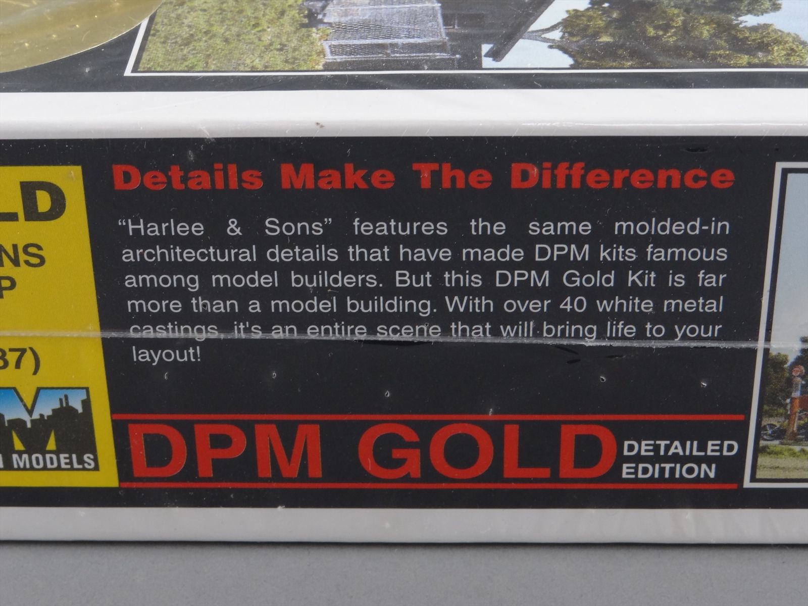 HO 1:87 Scale Building - DPM Gold Kit #406 Harlee & Sons Cycle Shop