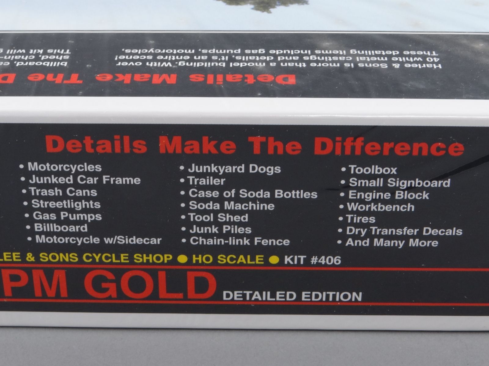 HO 1:87 Scale Building - DPM Gold Kit #406 Harlee & Sons Cycle Shop