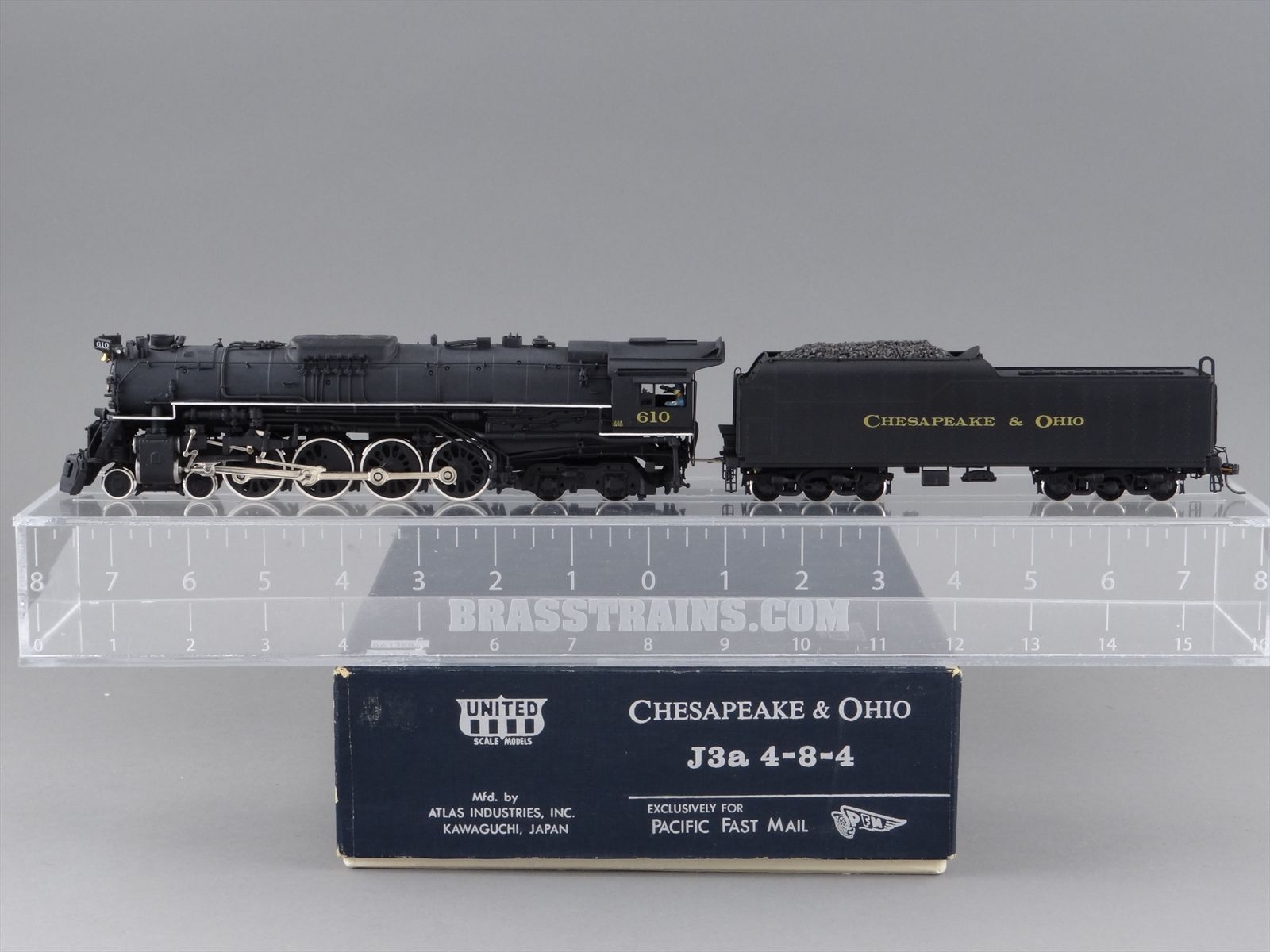 HO Brass Model Train - PFM United C&O Chesapeake & Ohio 4-8-4 J3a ...