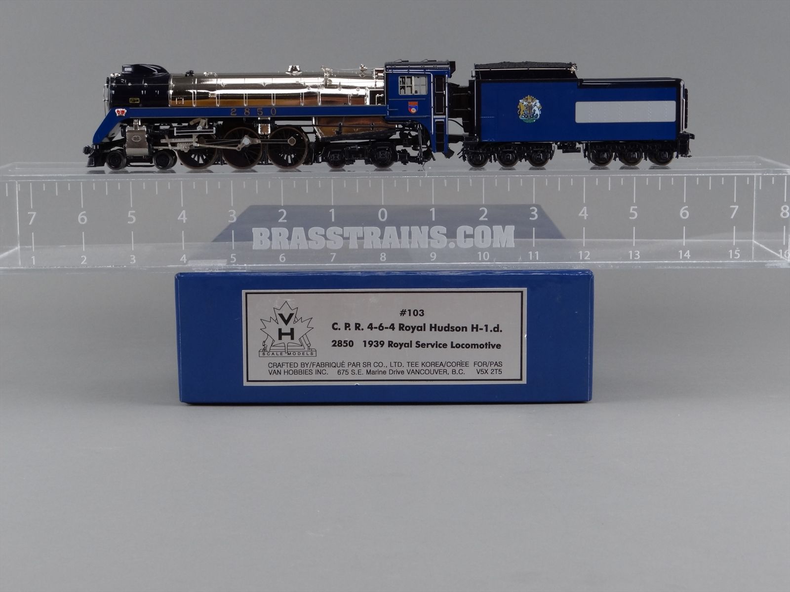 HO Brass Model Train - VH Van Hobbies CPR Canadian Pacific H1d 4-6-4 ...
