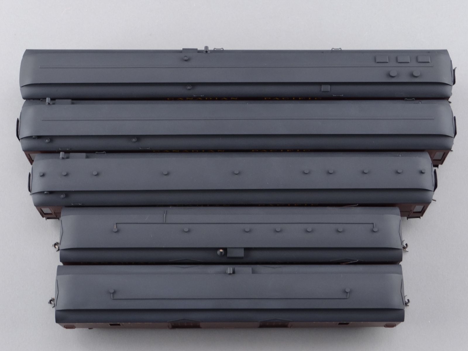 HO Brass Model Train - VH CPR CP Kettle Valley 5-Car Passenger Set - Custom - Very Nice