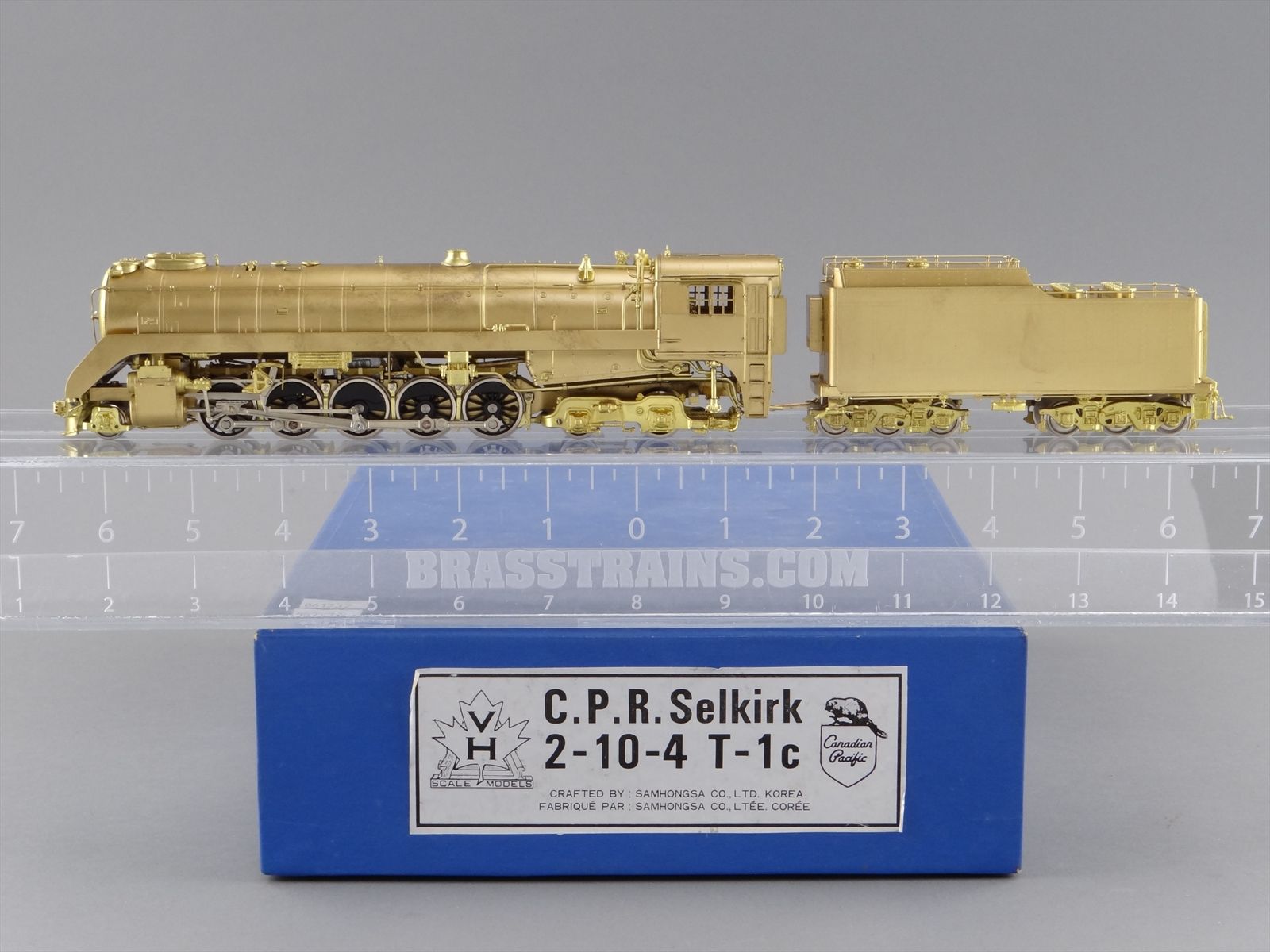 HO Brass Model Train - VH Van Hobbies CP CPR Canadian Pacific 2-10-4 T-1c