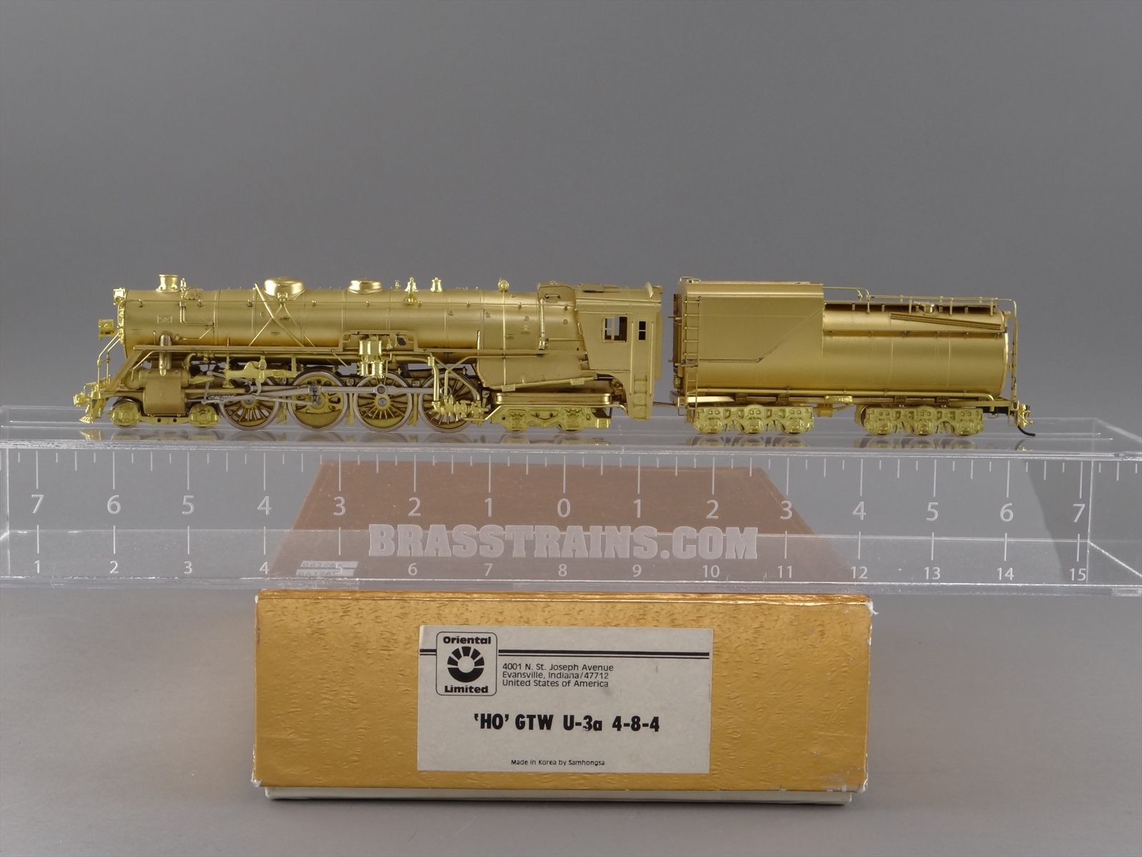 HO Brass Model Train - Oriental Limited GTW Grand Trunk Western U-3a 4-8-4