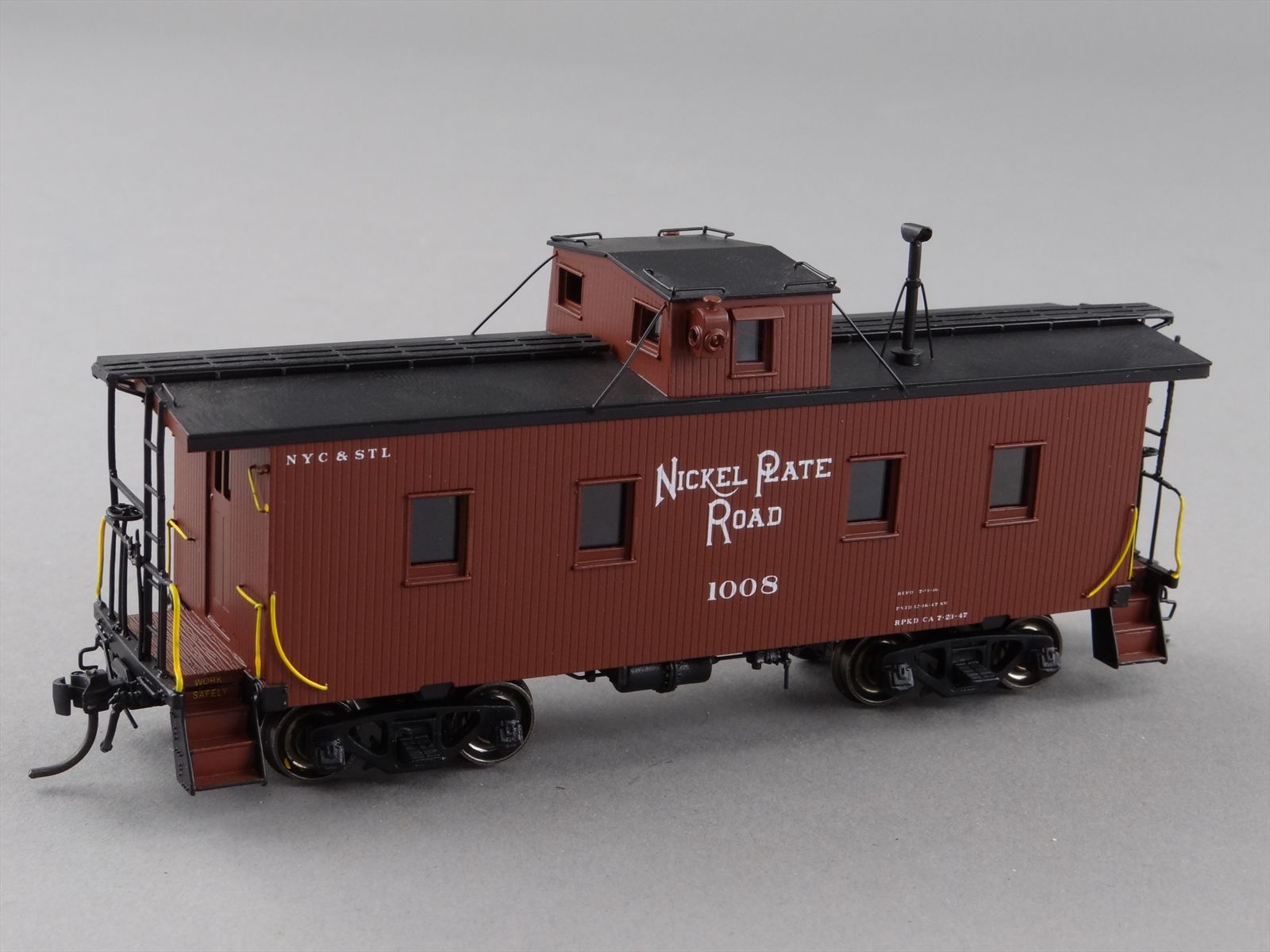 HO Brass Model Train - DP Division Point NYC&StL Nickle Plate 30' Wood ...