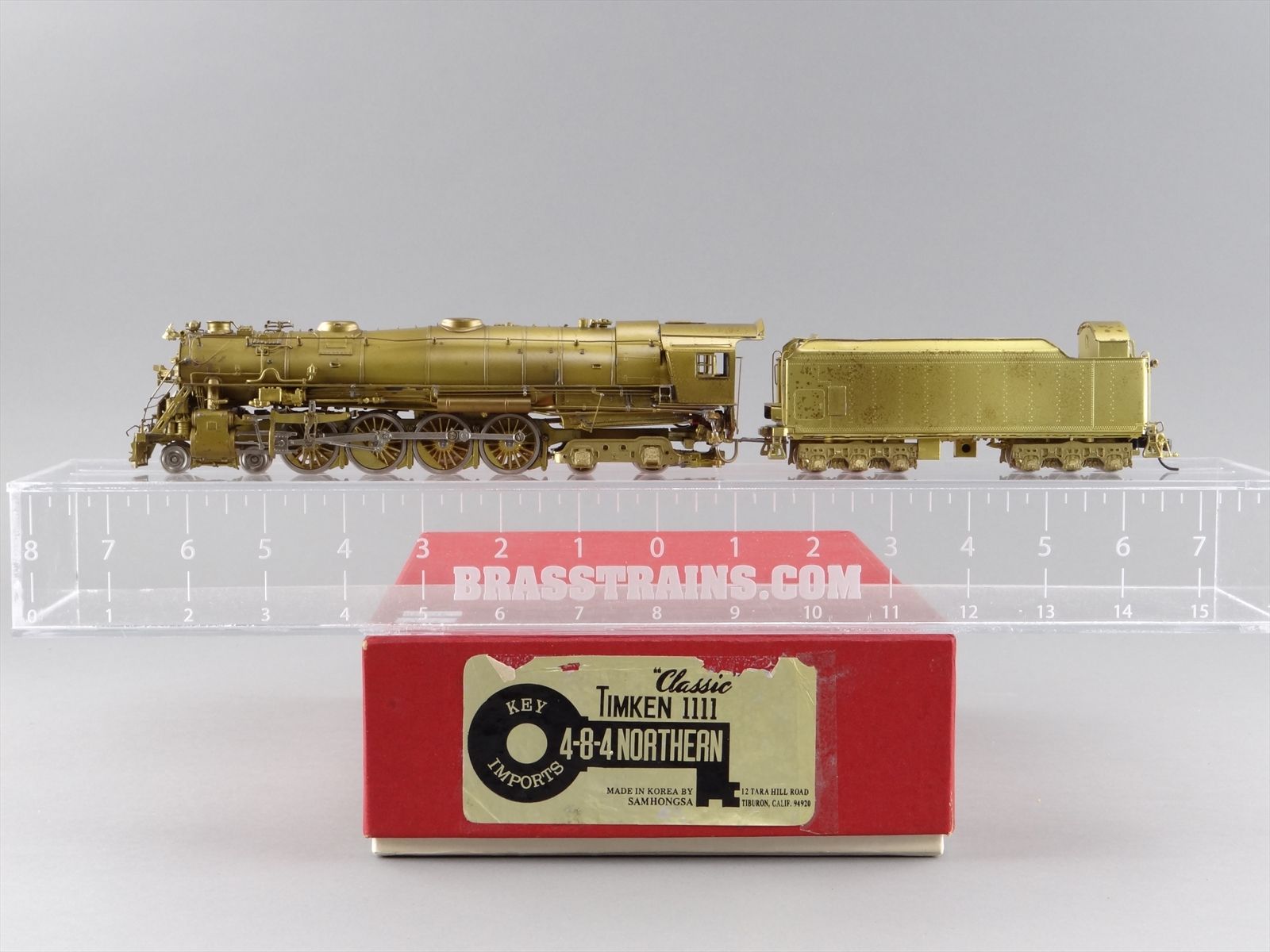 HO Brass Model Train - Key Imports NP Timken 4-8-4 Four Aces #1111 ...