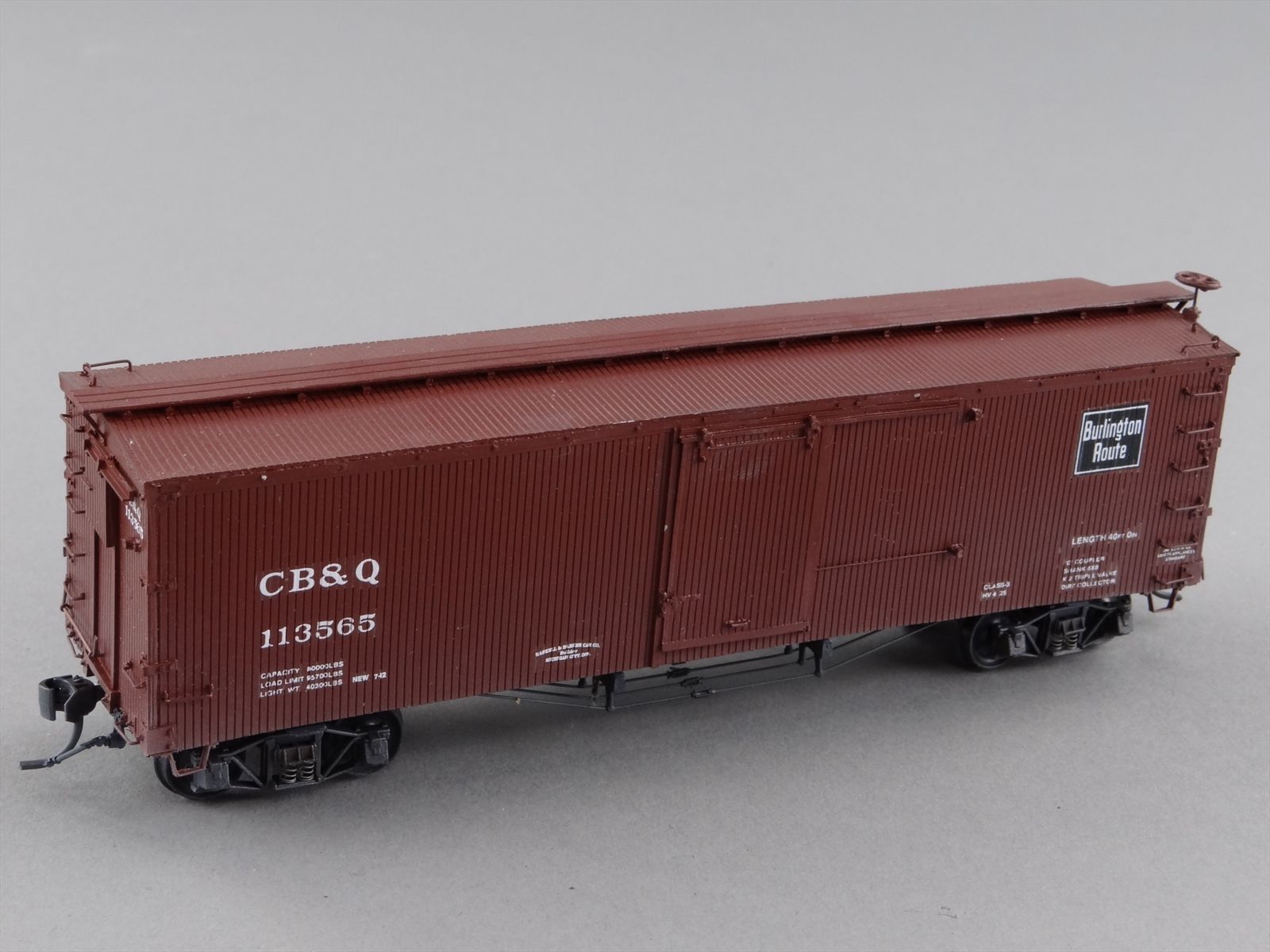 HO Westerfield 8901 Pro Built Kit - CB&Q Burlington XM-18 Box Car ...