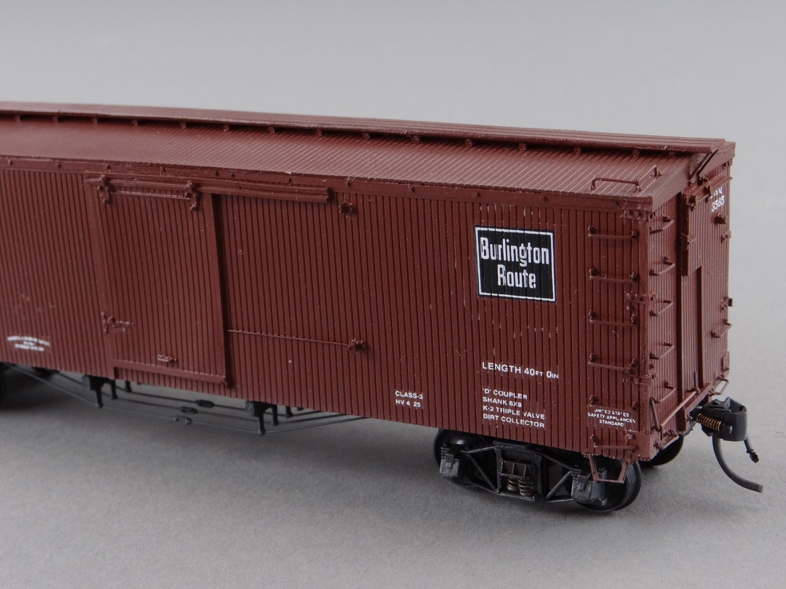 HO Westerfield 8901 Pro Built Kit - CB&Q Burlington XM-18 Box Car ...