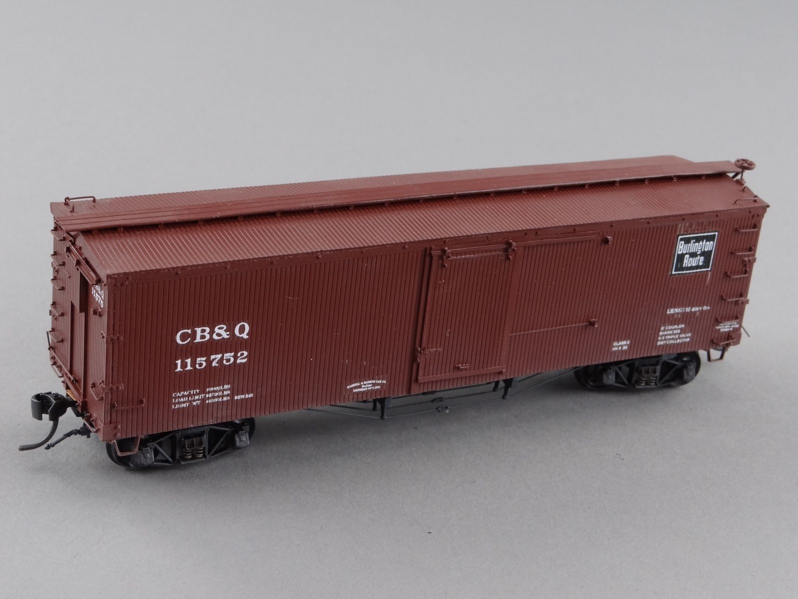 HO Westerfield 8901 Pro Built Kit - CB&Q Burlington XM-18 Box Car ...