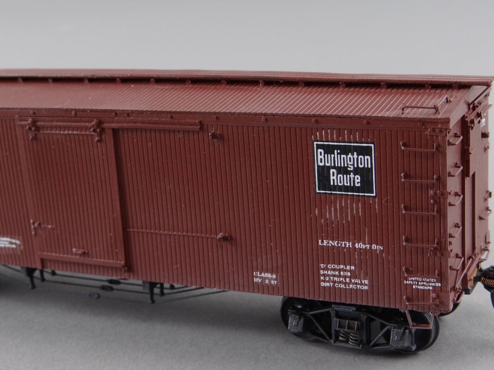 HO Westerfield 8901 Pro Built Kit - CB&Q Burlington XM-18 Box Car ...