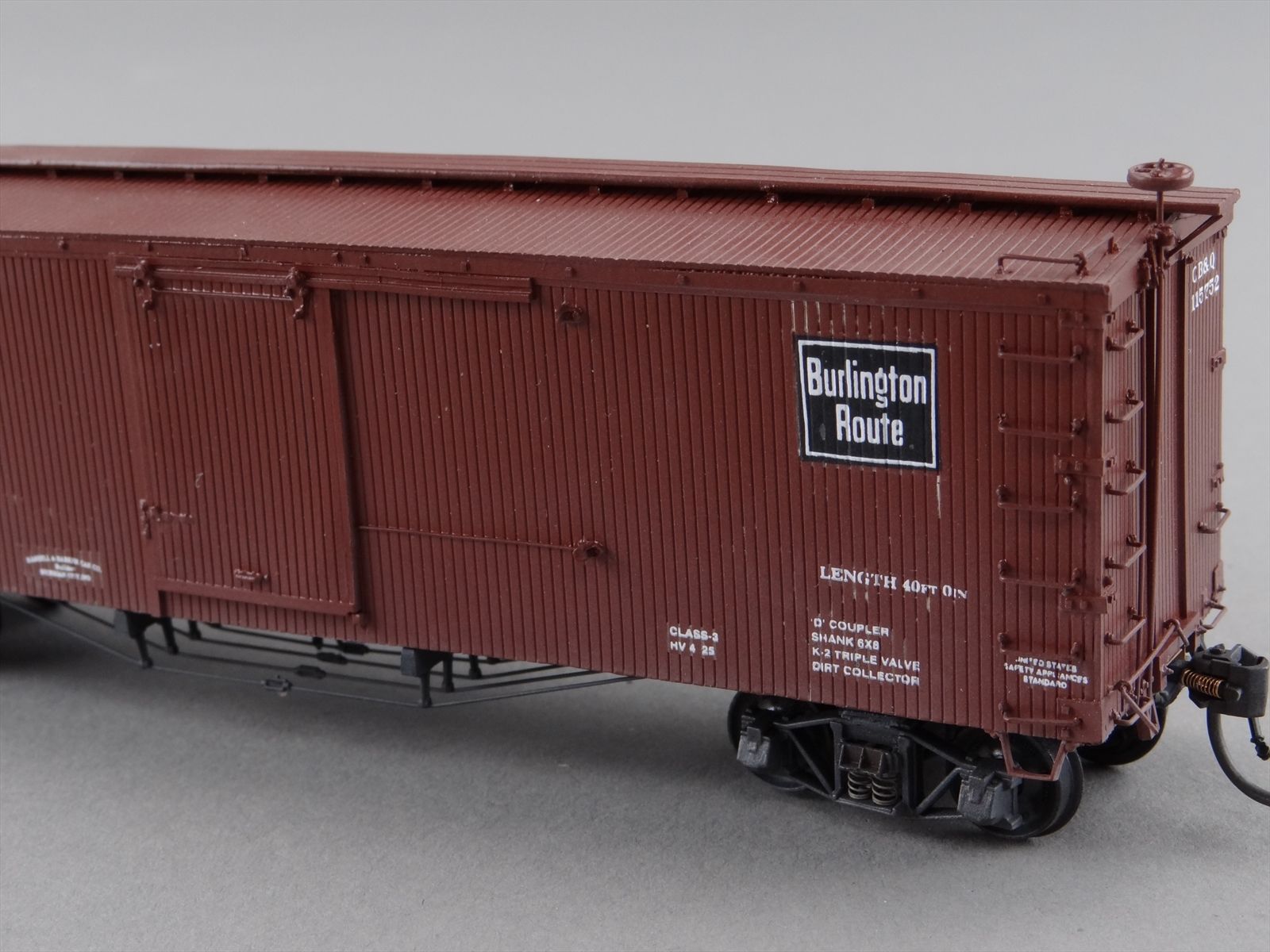 HO Westerfield 8901 Pro Built Kit - CB&Q Burlington XM-18 Box Car ...