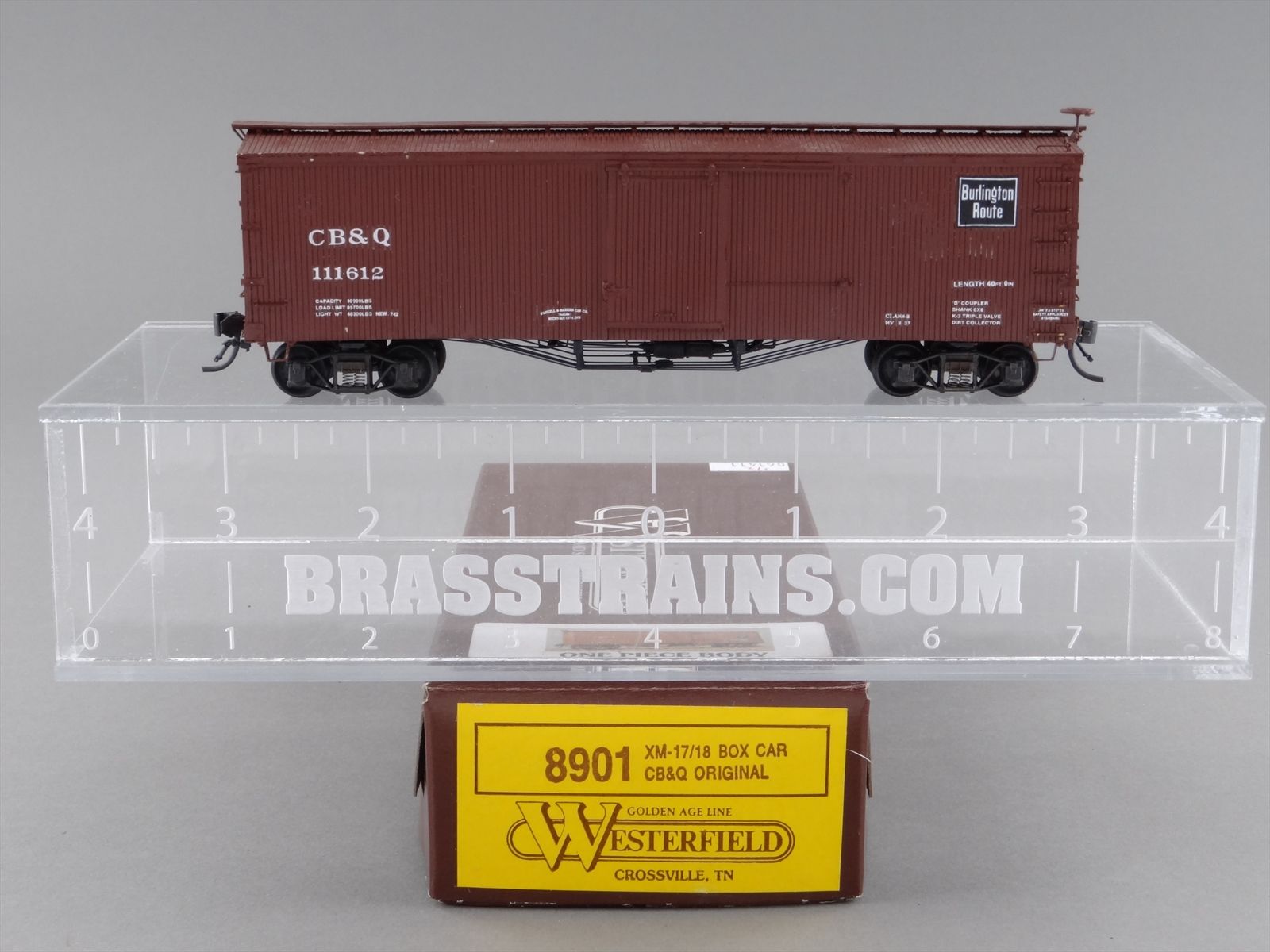 HO Westerfield 8901 Pro Built Kit - CB&Q Burlington XM-18 Box Car ...