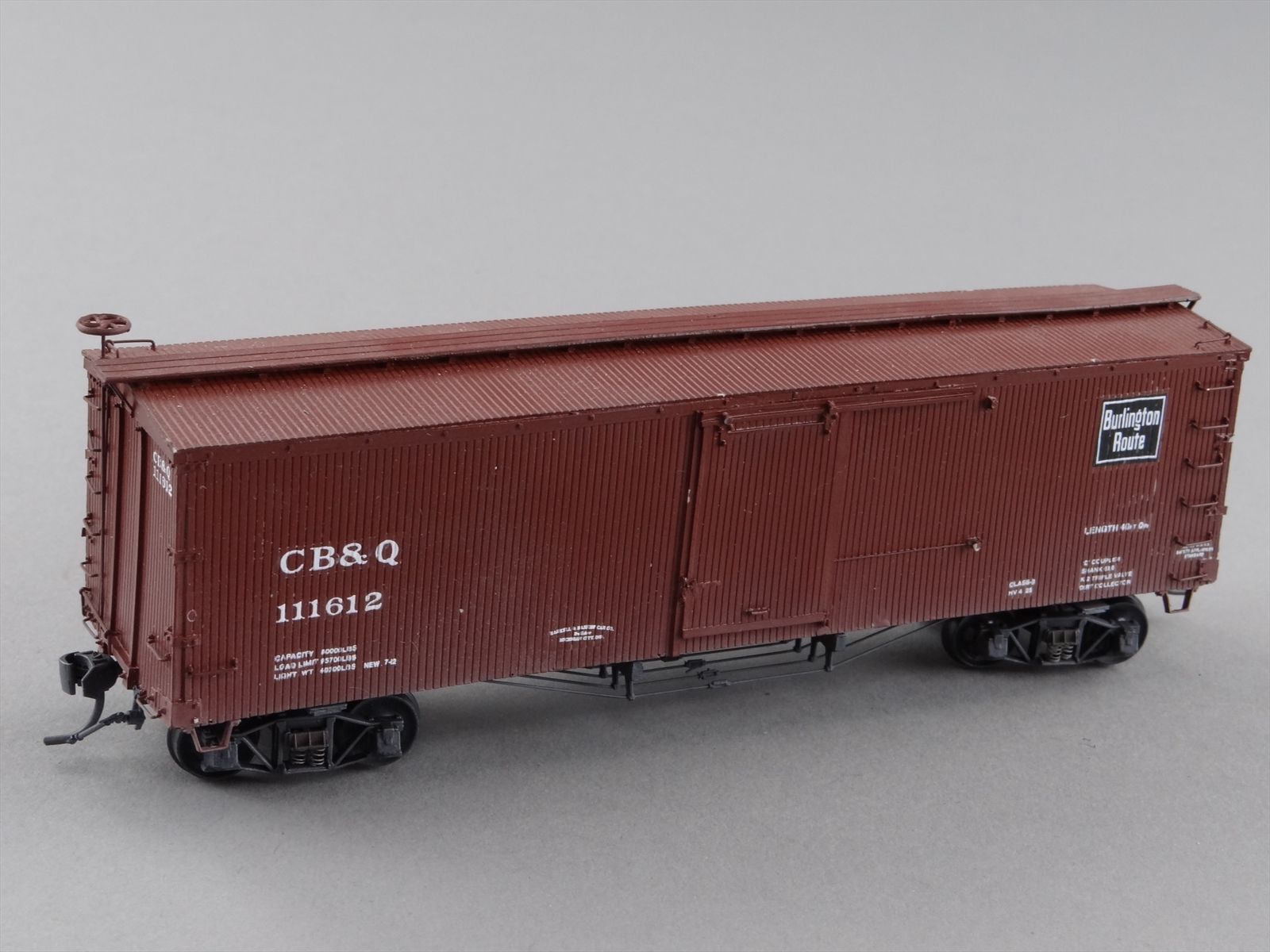 HO Westerfield 8901 Pro Built Kit - CB&Q Burlington XM-18 Box Car ...