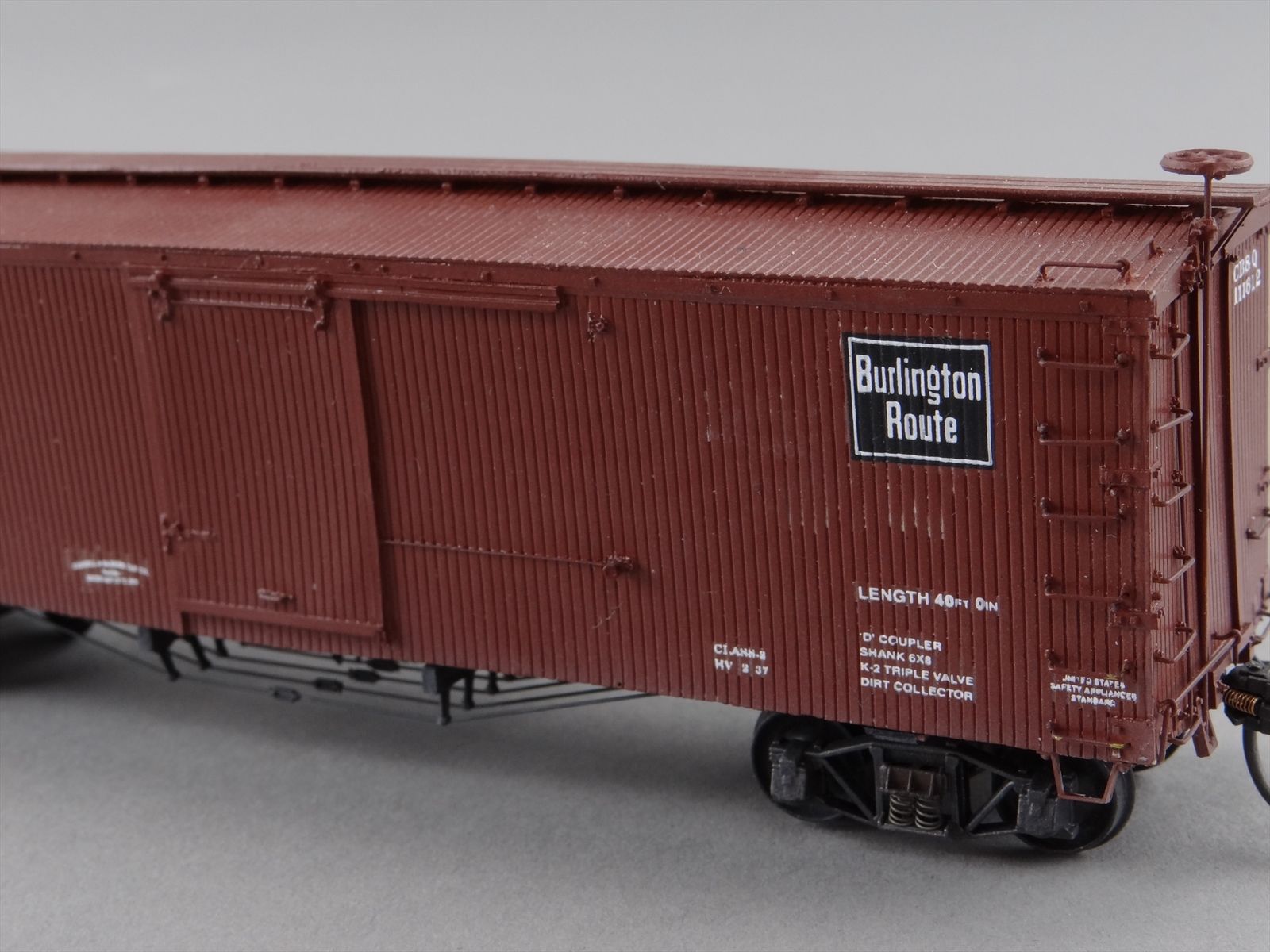 HO Westerfield 8901 Pro Built Kit - CB&Q Burlington XM-18 Box Car ...