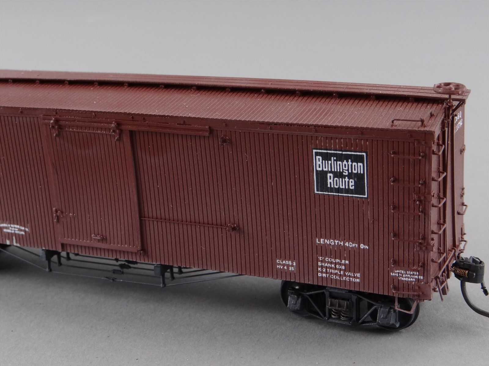 HO Westerfield 8901 Pro Built Kit - CB&Q Burlington XM-18 Box Car #110792 - Custom