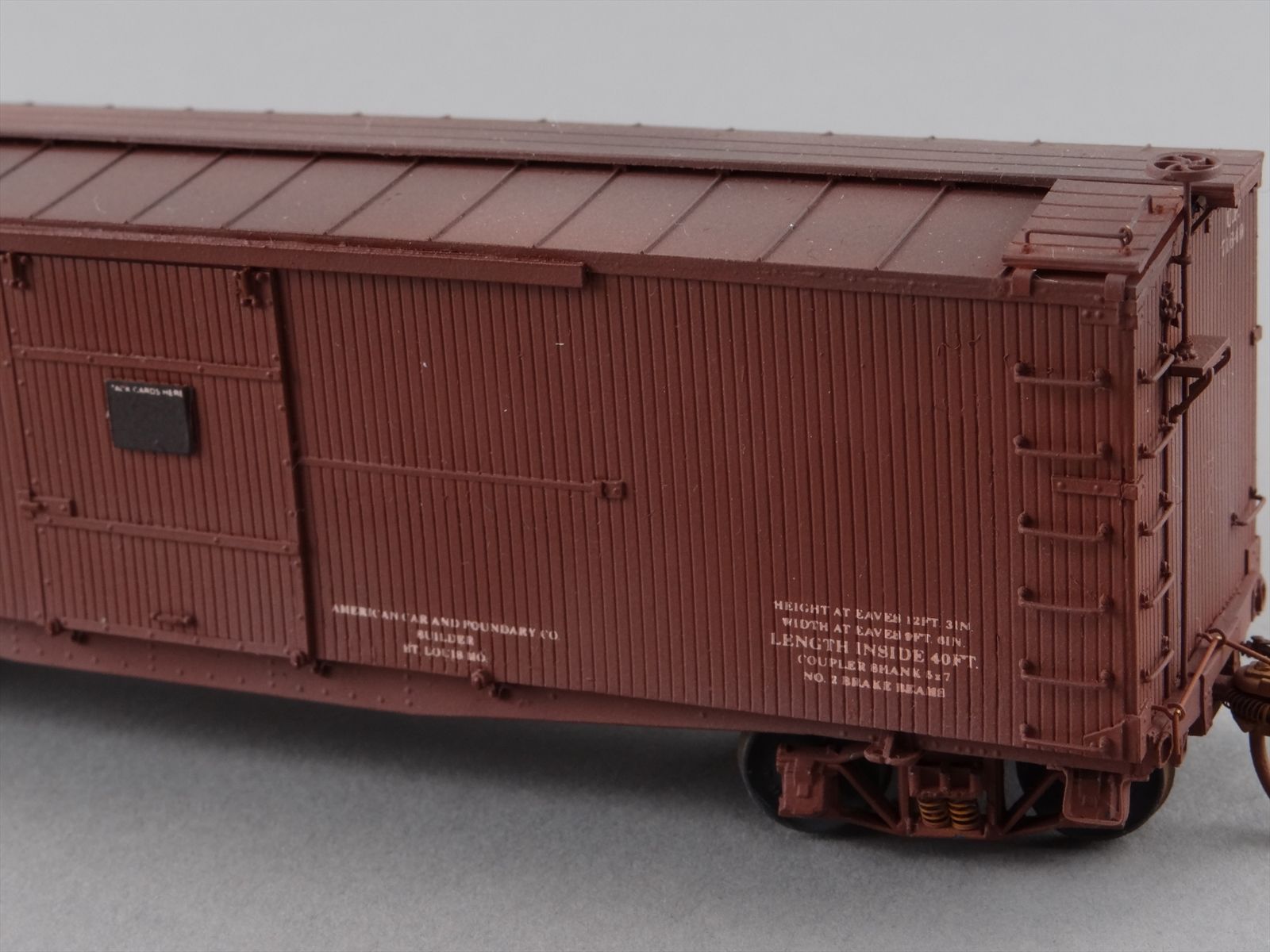 HO Westerfield 1702 Pro Built Kit - UP Union Pacific B-50-2 Box Car #71640 - Custom