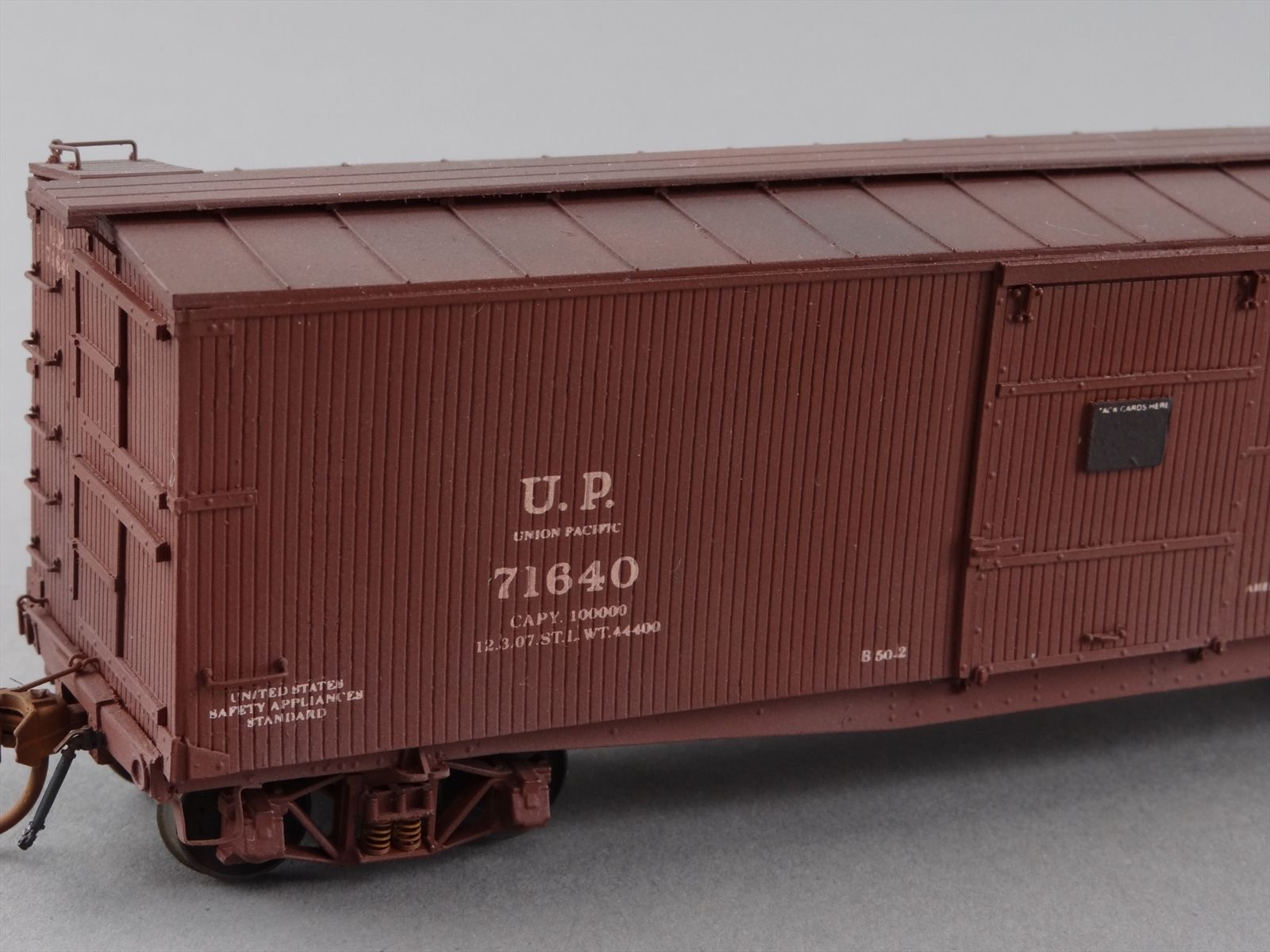 HO Westerfield 1702 Pro Built Kit - UP Union Pacific B-50-2 Box Car #71640 - Custom