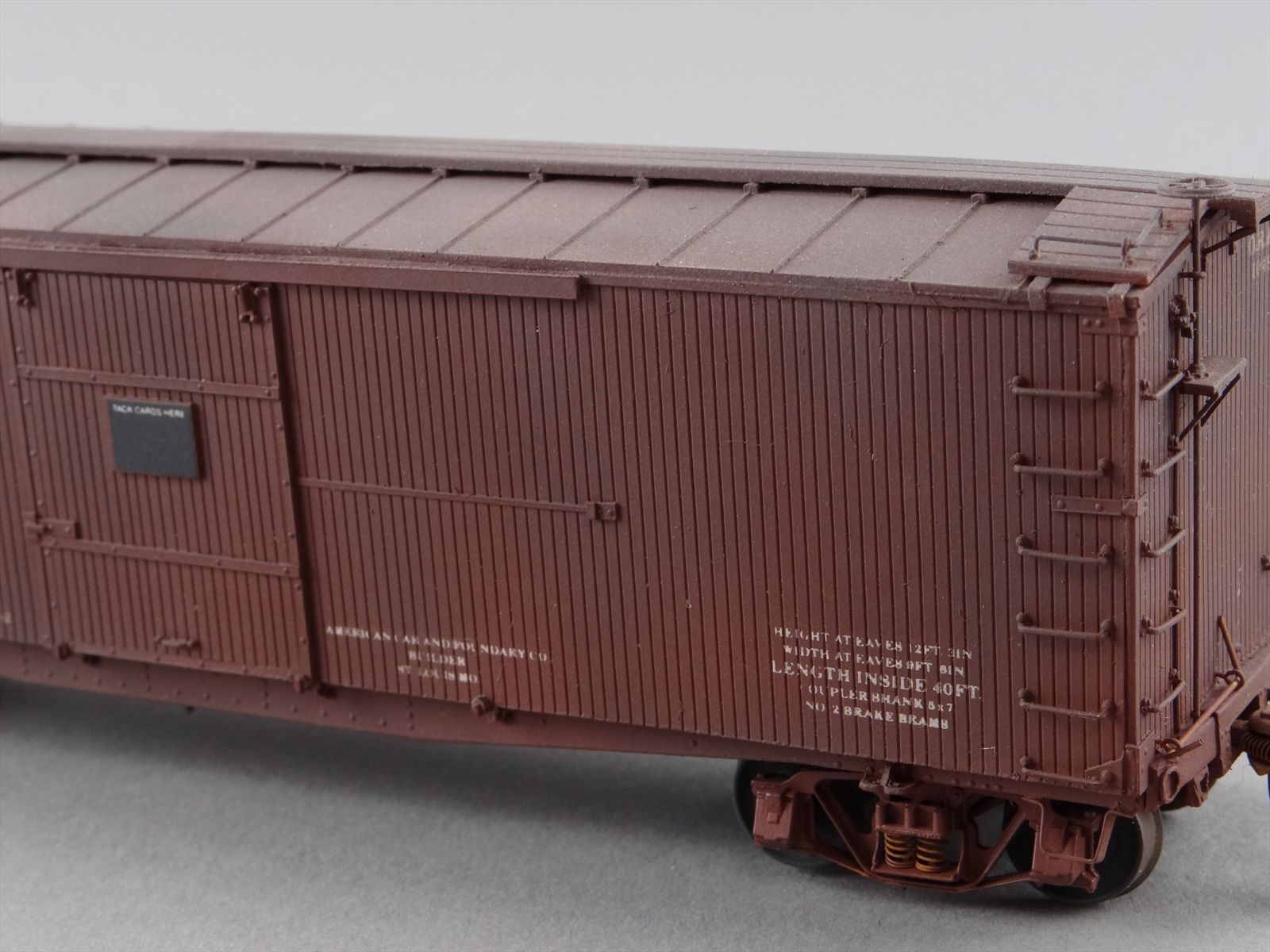 HO Westerfield 1702 Pro Built Kit - UP / OR&N Oregon Railway & Navigation B-50-2 Box Car #10491 ...