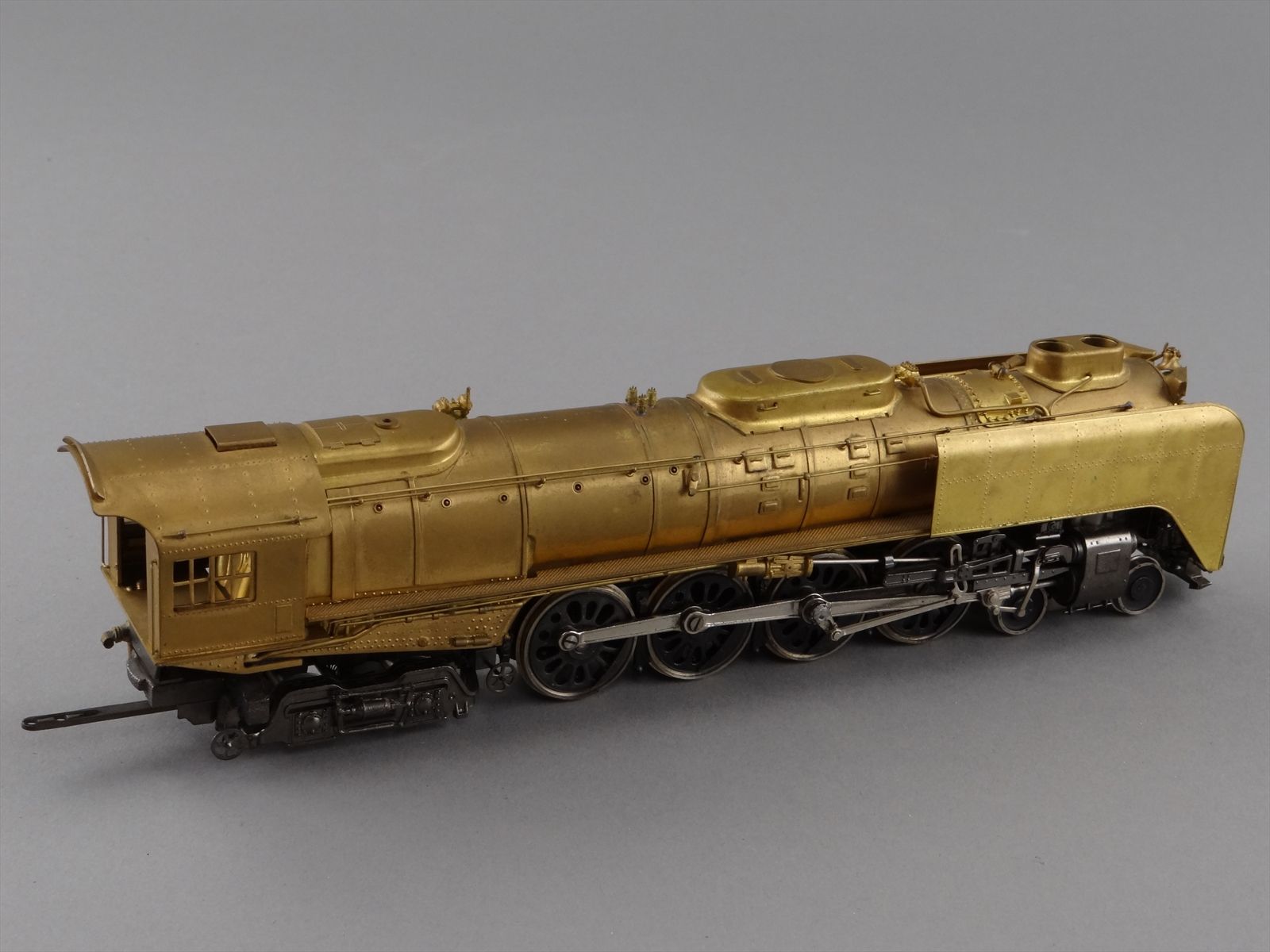 HO Brass Model Train - Max Gray UP Union Pacific 4-8-4 FEF-3 Steam w ...