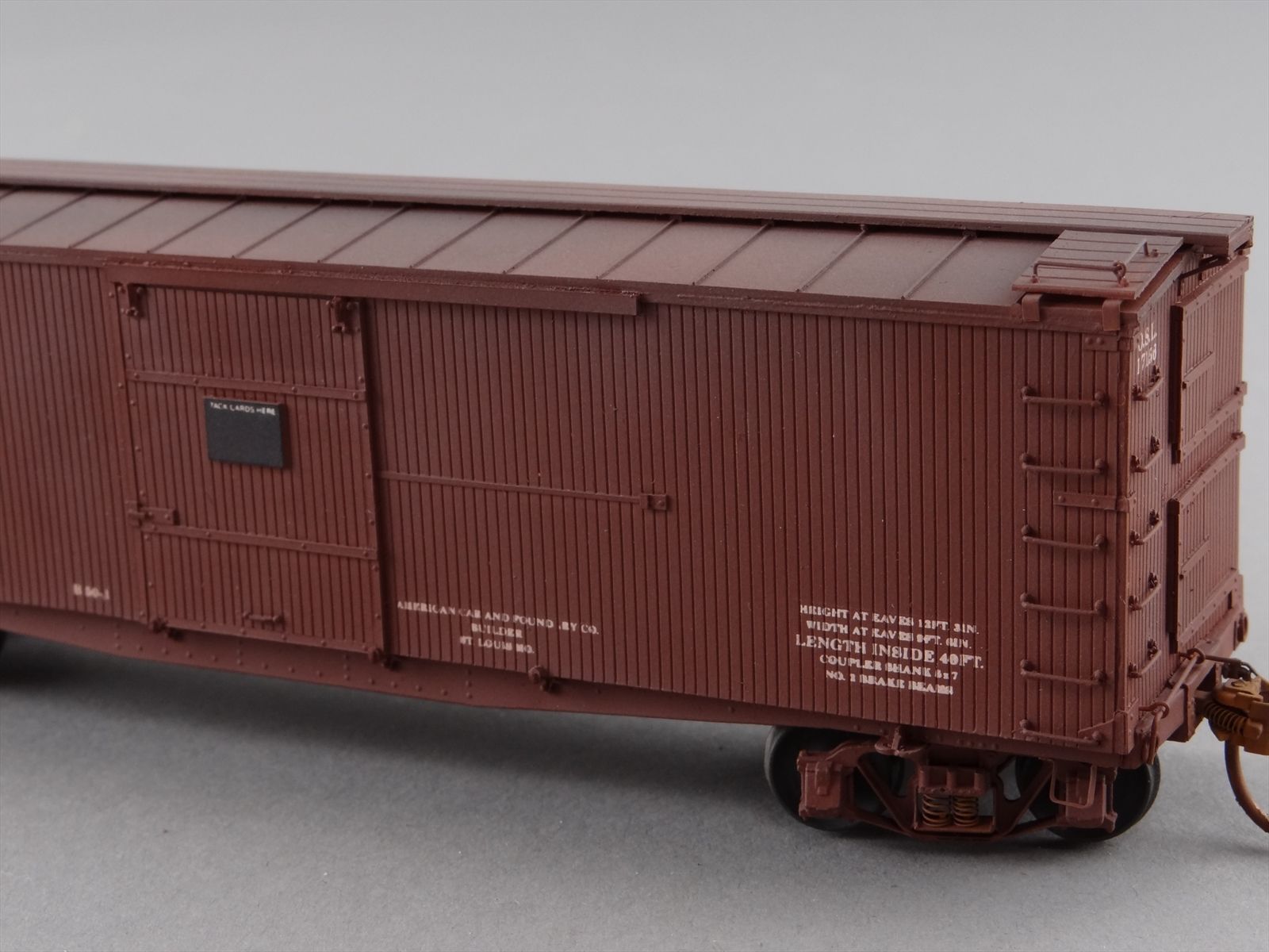 HO Westerfield 1702 Pro Built Kit - UP / OSL Oregon Short Line B-50-1 Box Car #17156 - Custom
