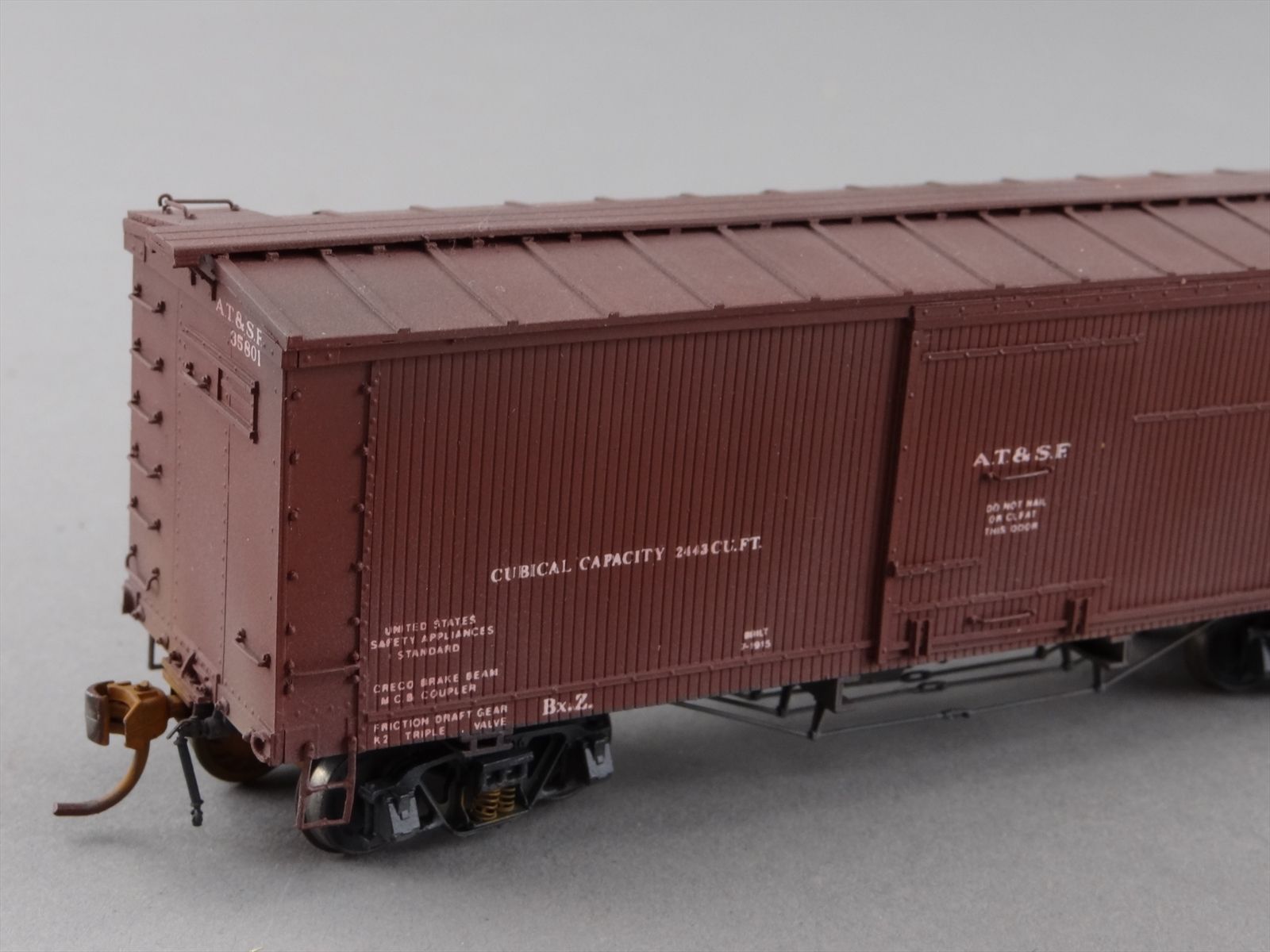 HO Westerfield 1401 Pro Built Kit - ATSF Santa Fe BxZ Box Car #35801 ...
