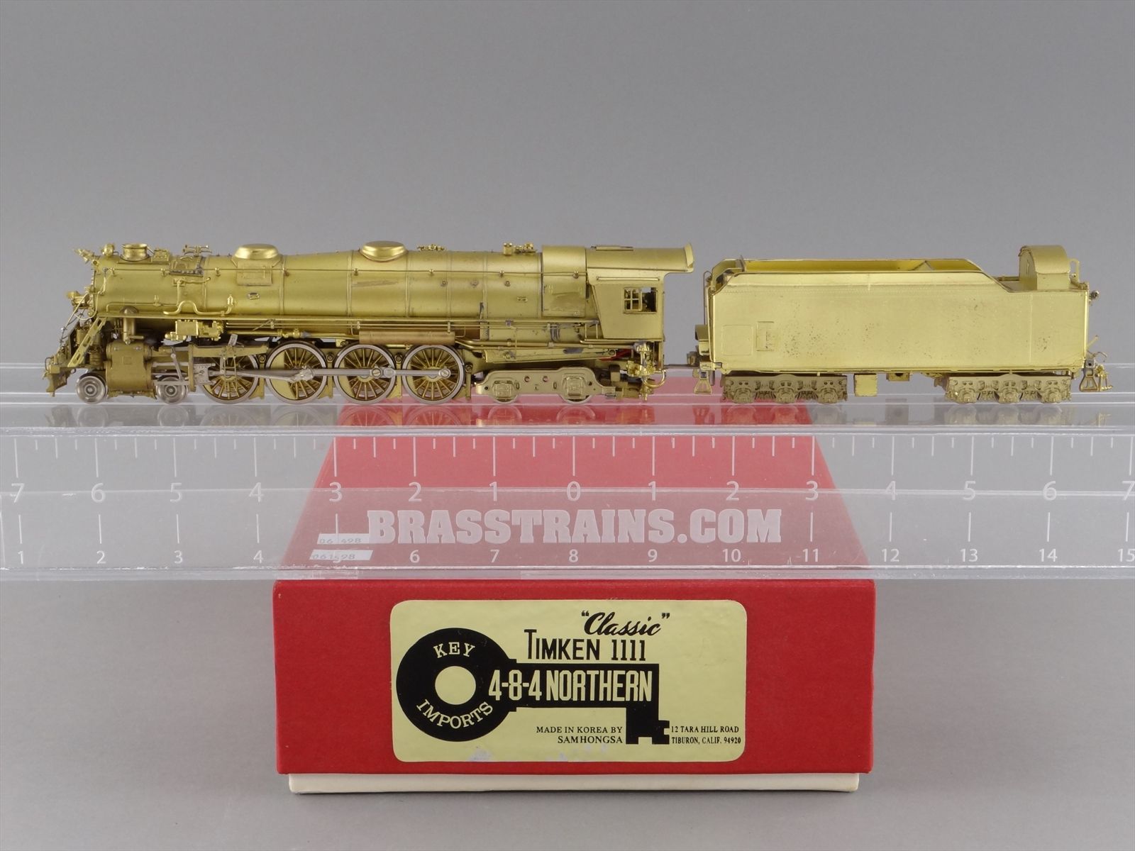 HO Brass Model Train - Key Imports NP Timken 4-8-4 Four Aces #1111 ...