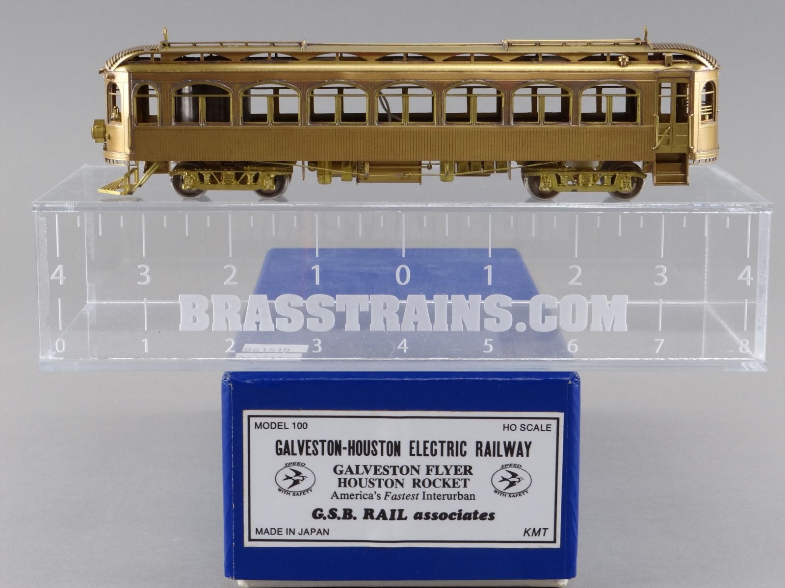 HO Brass - GSB Rail #100 Galveston Houston Electric Railway Interurban ...
