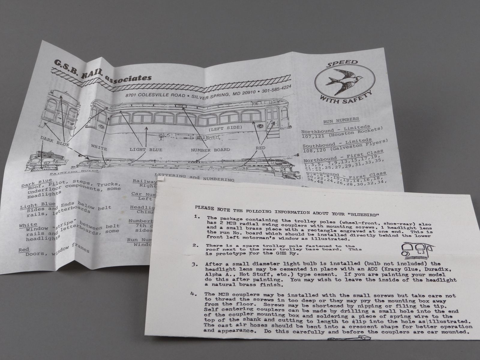 HO Brass - GSB Rail #100 Galveston Houston Electric Railway Interurban ...