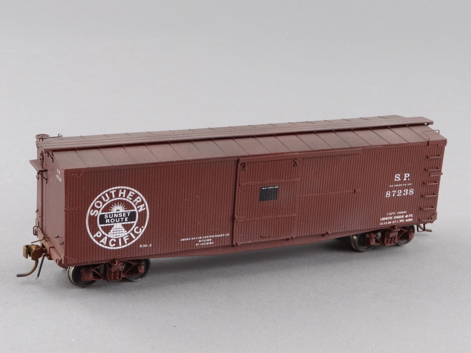 HO Westerfield 1701 Pro Built Kit - SP Southern Pacific B-50-2 Box Car #87238 - Custom