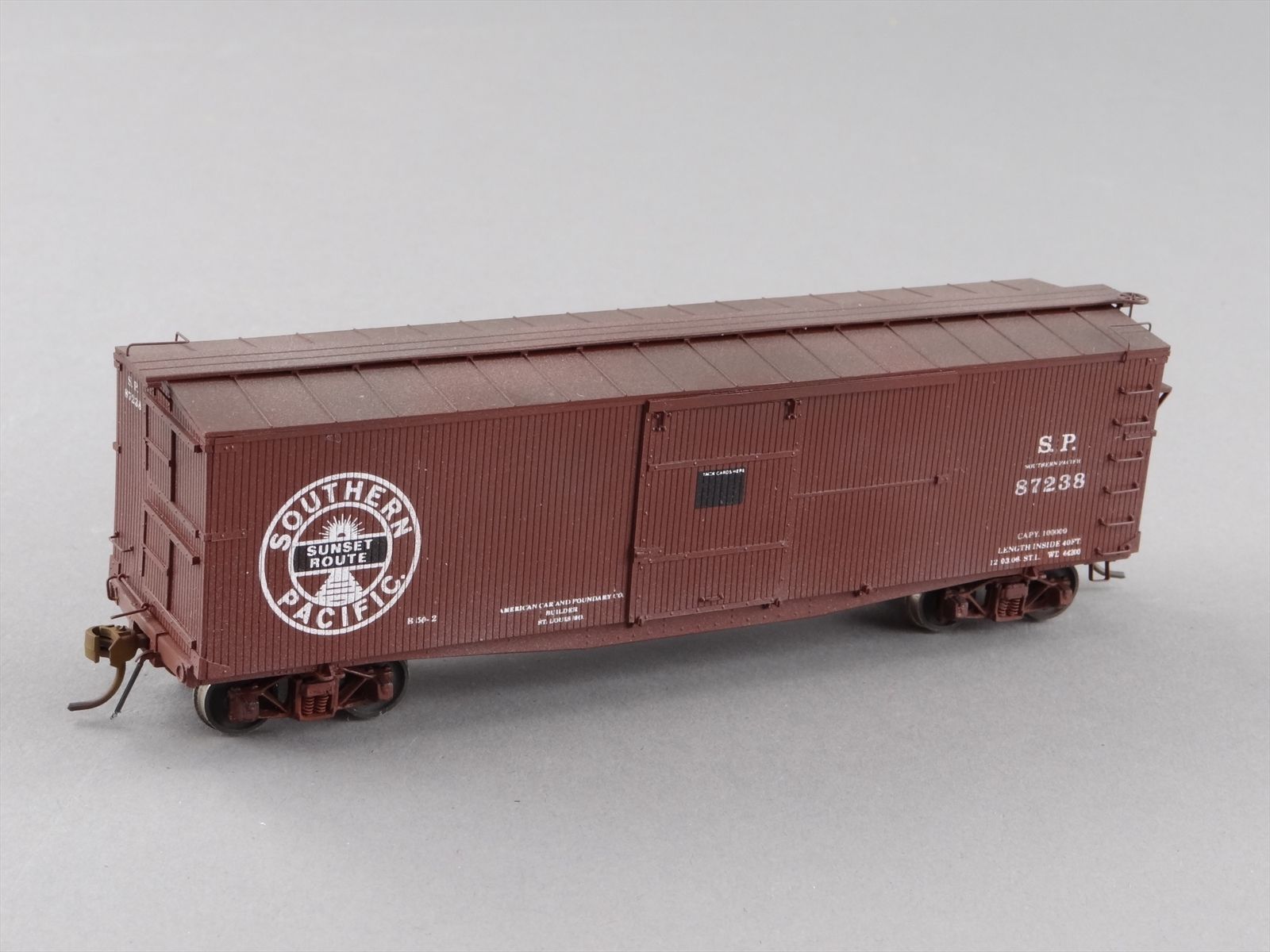HO Westerfield 1701 Pro Built Kit - SP Southern Pacific B-50-2 Box Car #87238 - Custom