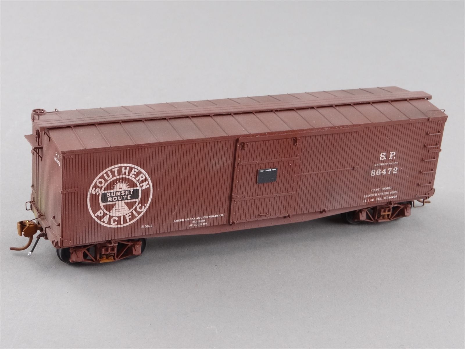 HO Westerfield 1701 Pro Built Kit - SP Southern Pacific B-50-2 Box Car #86472 - Custom