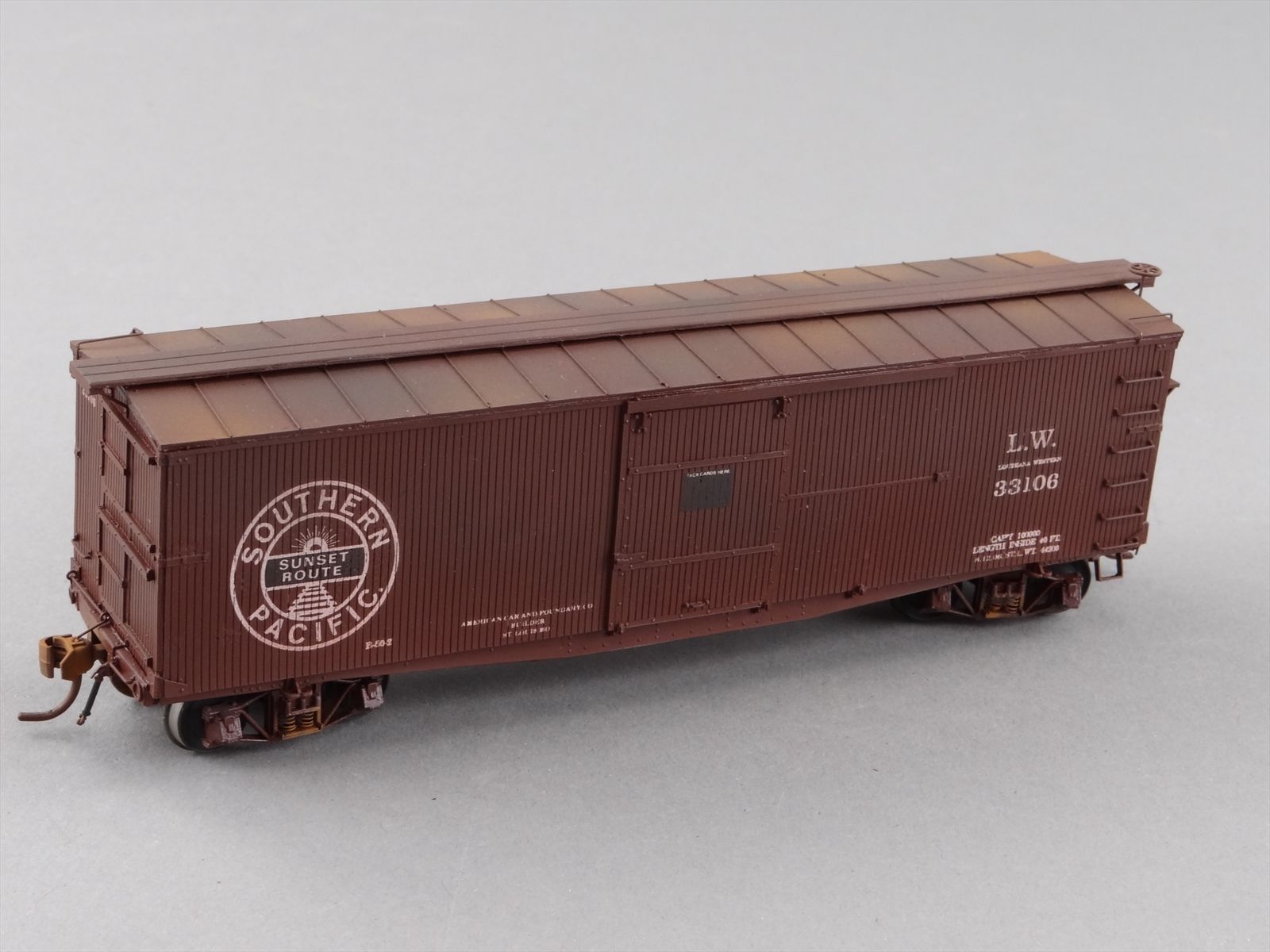 HO Westerfield 1701 Pro Built Kit - SP Southern Pacific / LW Louisiana Western B-50-2 Box Car ...