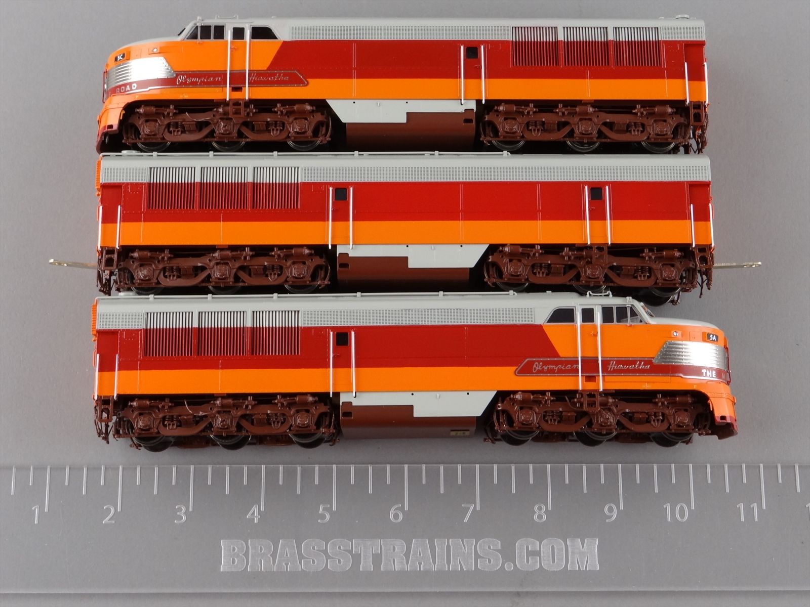HO Brass Model Train - OMI 5697.1 Overland Milwaukee Hiawatha Erie ...