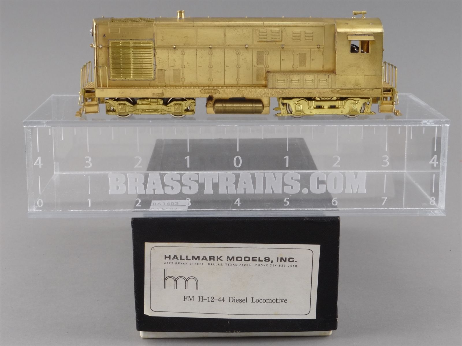 HO Brass Model Train - Hallmark Kumata HS 0092 FM Fairbanks Morse H-12 ...