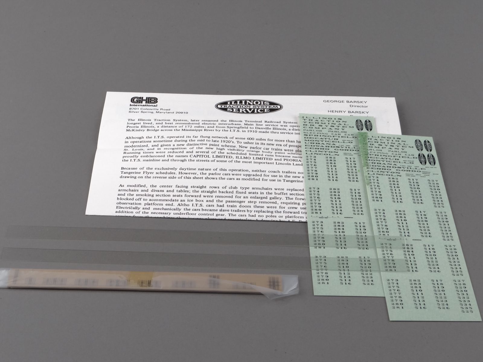 HO Brass - GHB International 102 ITS Illinois Traction System Illmo ...