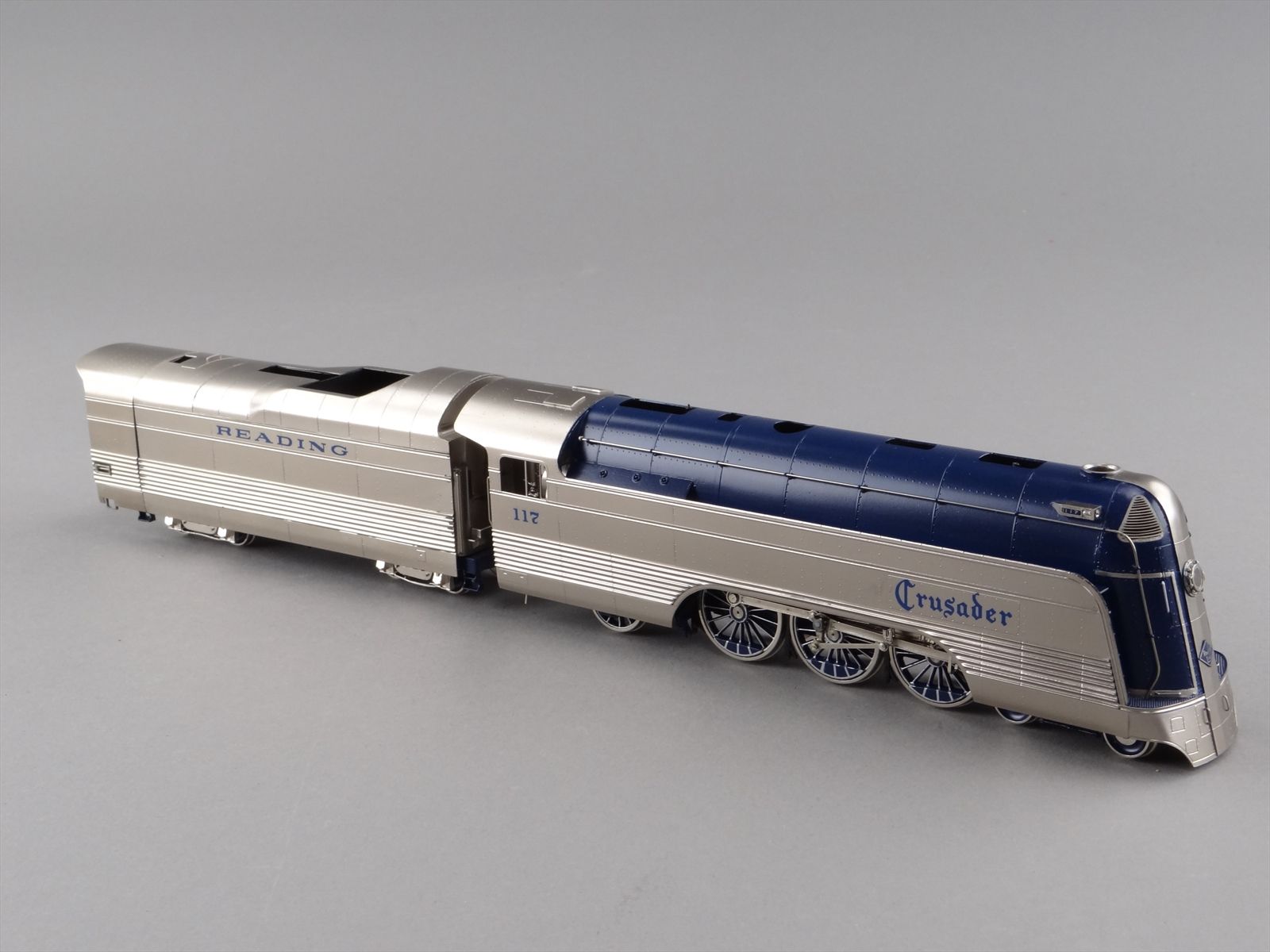 HO Brass Model Train - MTS Imports Reading Crusader 4-6-2 #117 Locomotive