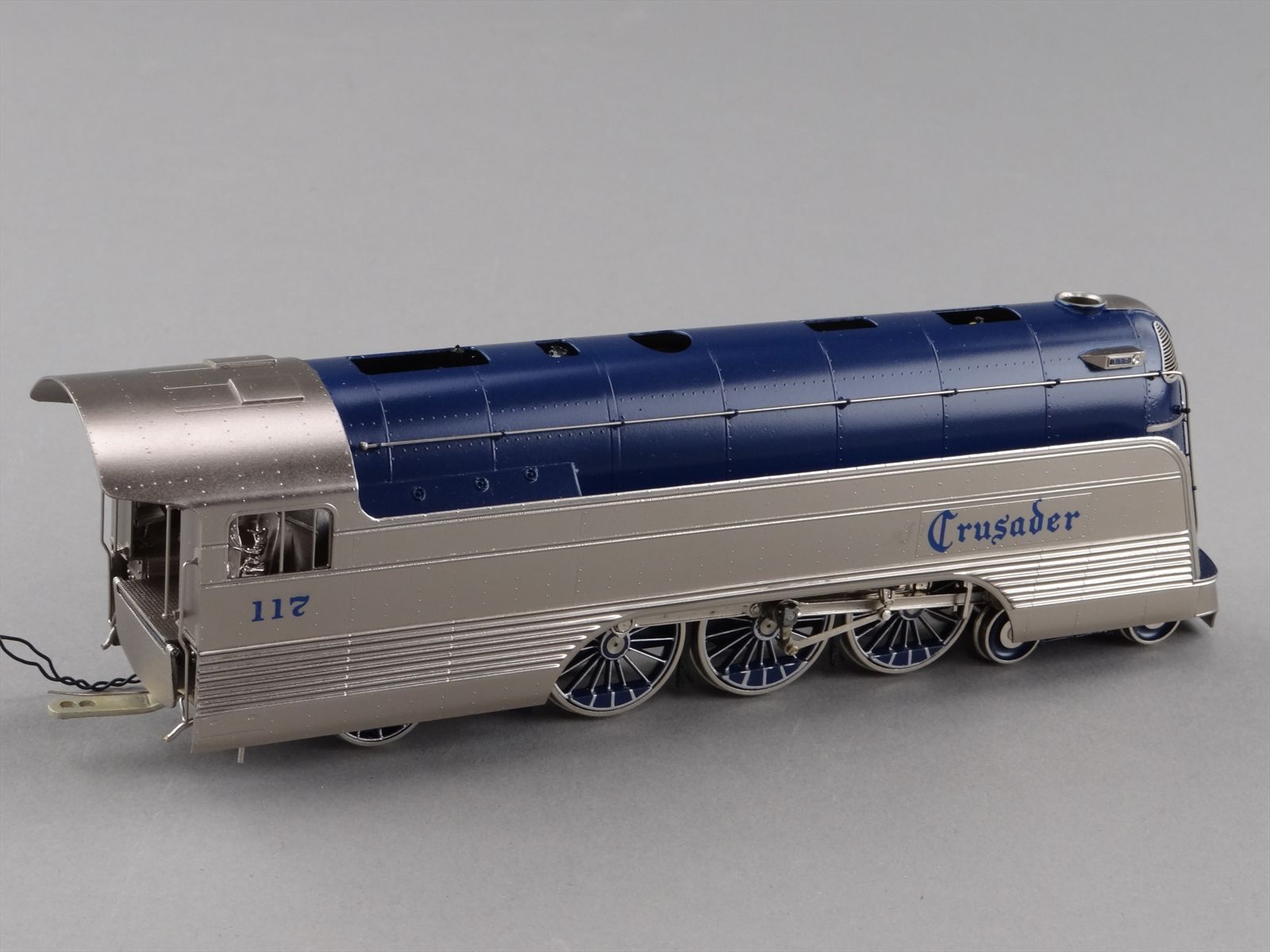 HO Brass Model Train - MTS Imports Reading Crusader 4-6-2 #117 Locomotive