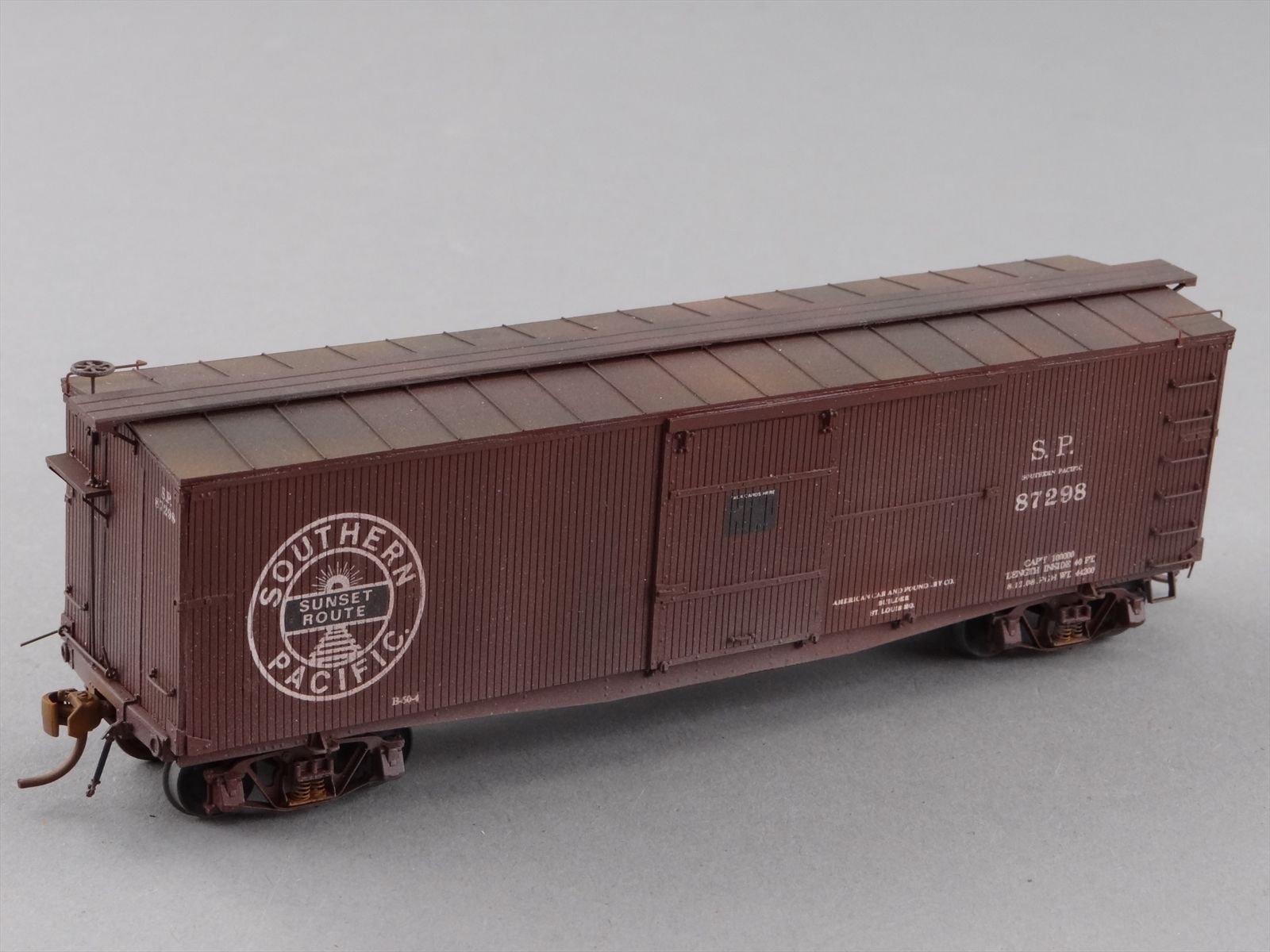 HO Westerfield 1701 Pro Built Kit - SP Southern Pacific Sunset Route B-50-4 Box Car #87298 - Custom