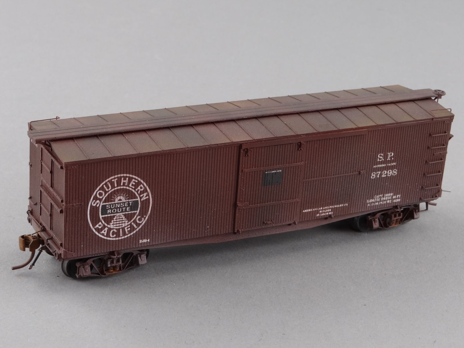 HO Westerfield 1701 Pro Built Kit - SP Southern Pacific Sunset Route B-50-4 Box Car #87298 - Custom