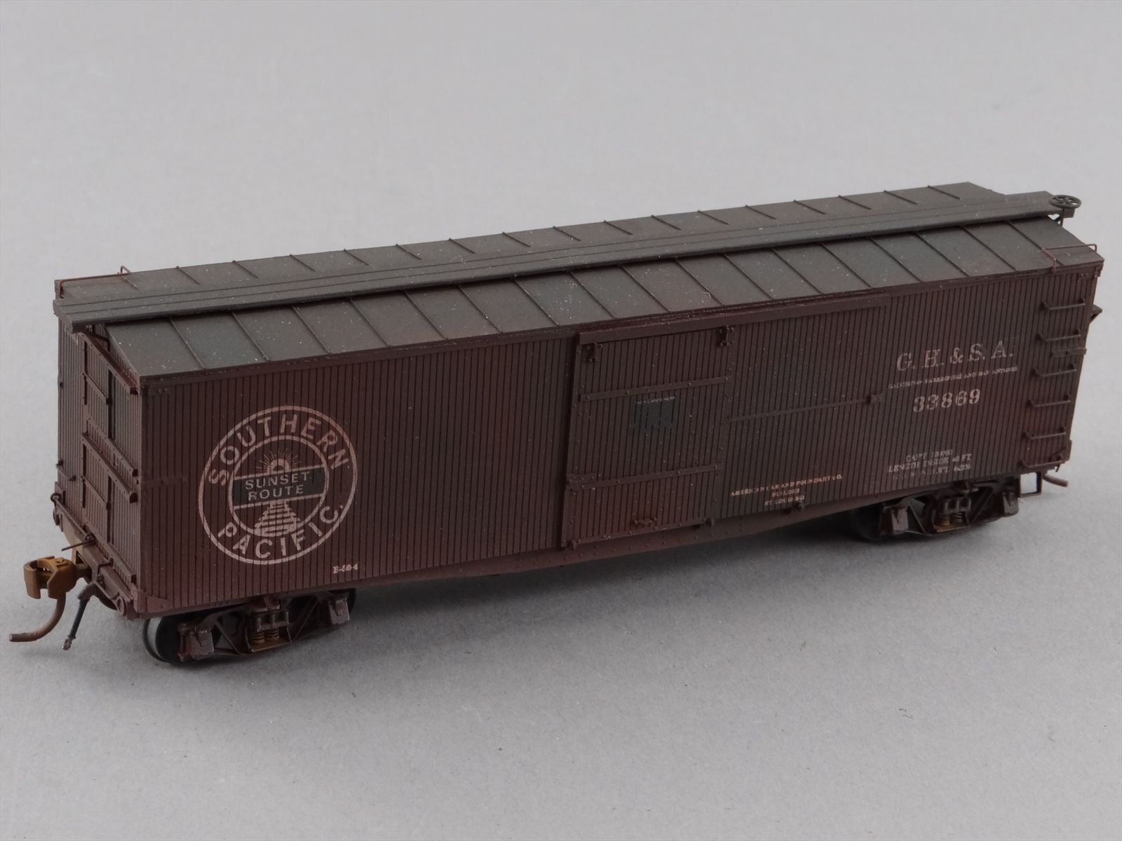 HO Westerfield 1701 Pro Built Kit - SP Southern Pacific Sunset Route / GH&SA B-50-4 Box Car ...