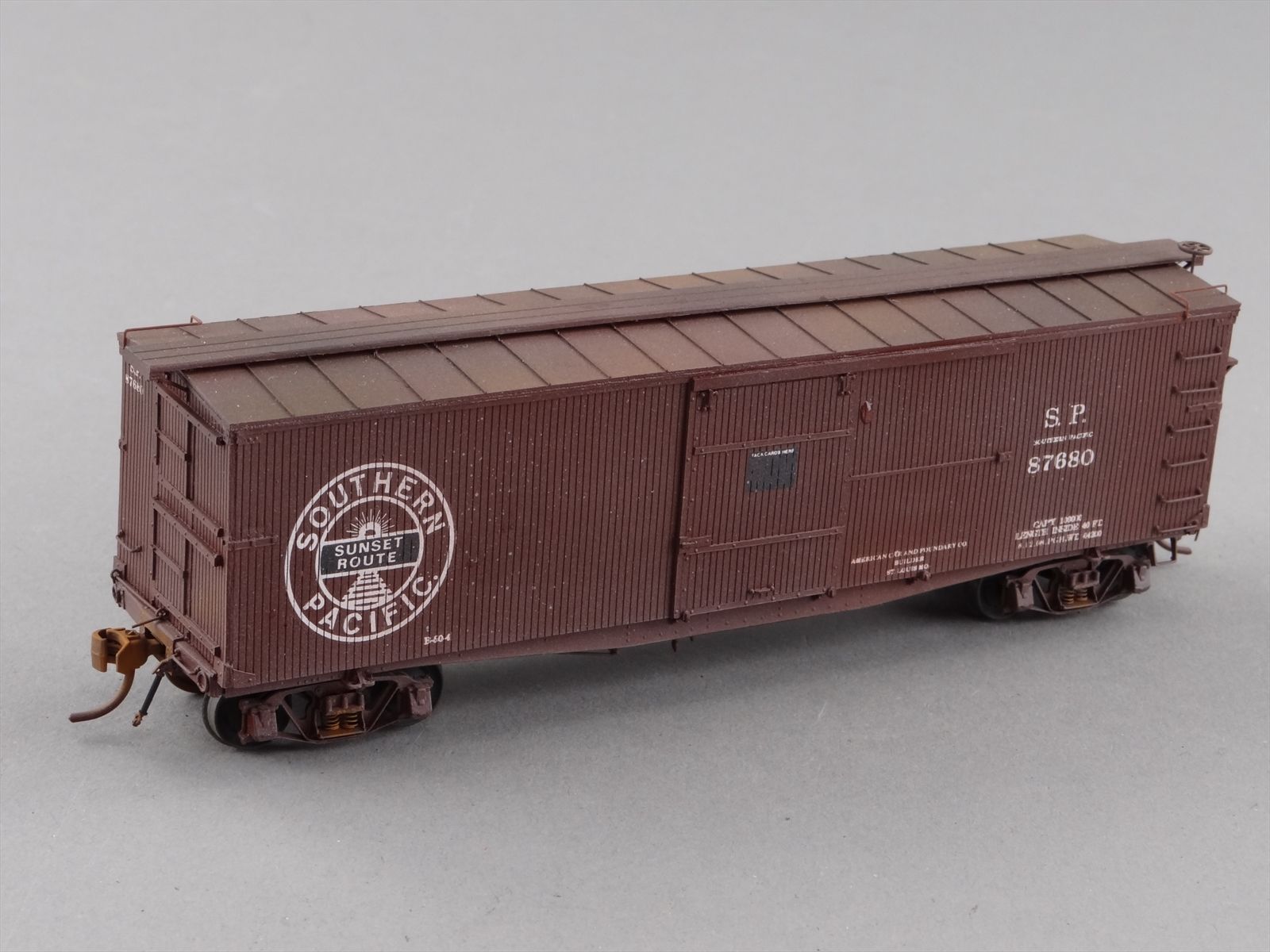 HO Westerfield 1701 Pro Built Kit - SP Southern Pacific Sunset Route B-50-4 Box Car #87680 - Custom