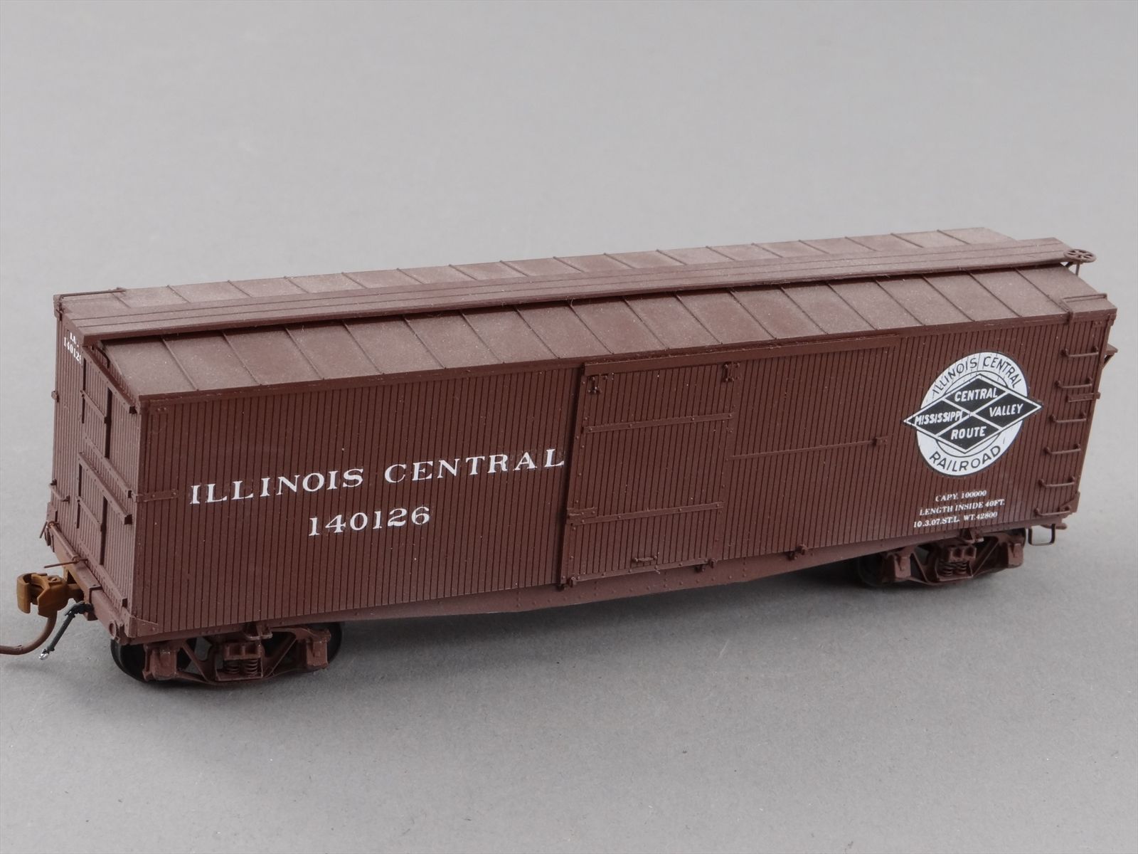 HO Westerfield 1703 Pro Built Kit - IC Illinois Central B-50-4 Box Car ...