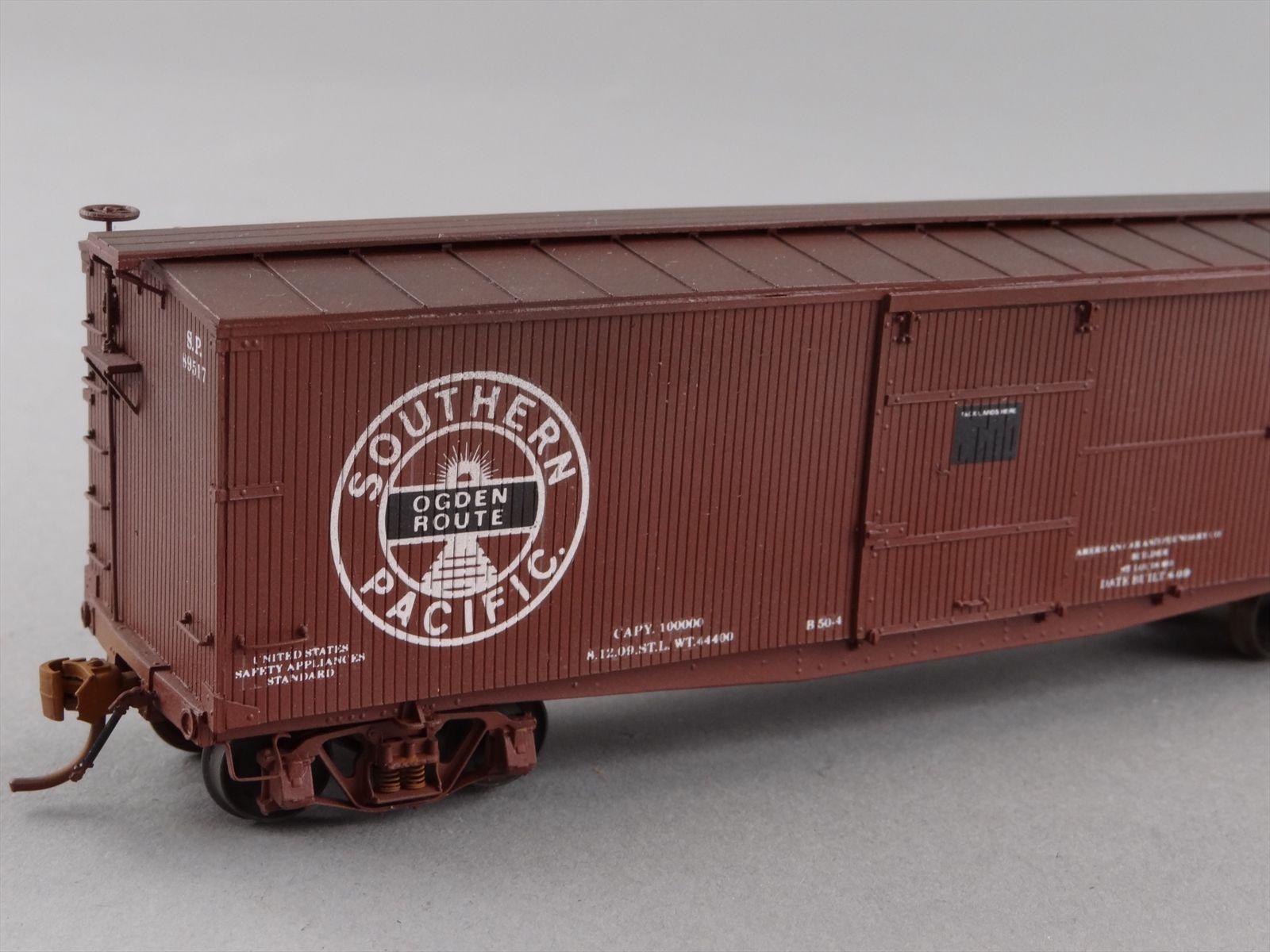 HO Westerfield 1704 Pro Built Kit - SP Southern Pacific Ogden Route B-50-4 Box Car #89517 - Custom